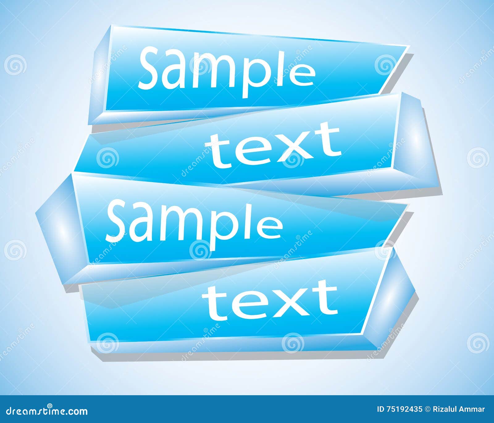 3d stack bar banner stock illustration. Illustration of commercial ...