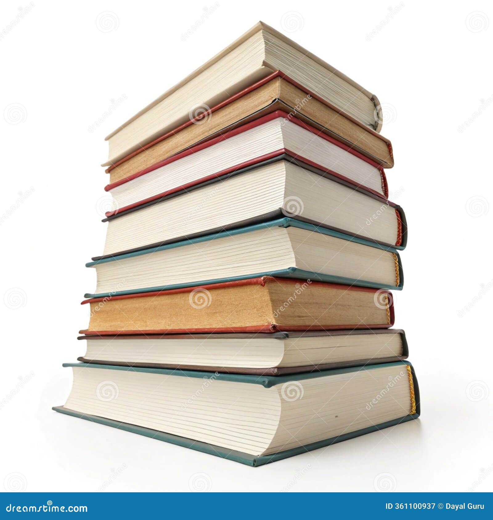 3D Stack of Books Icon Isolated on Transparent Background Stock ...