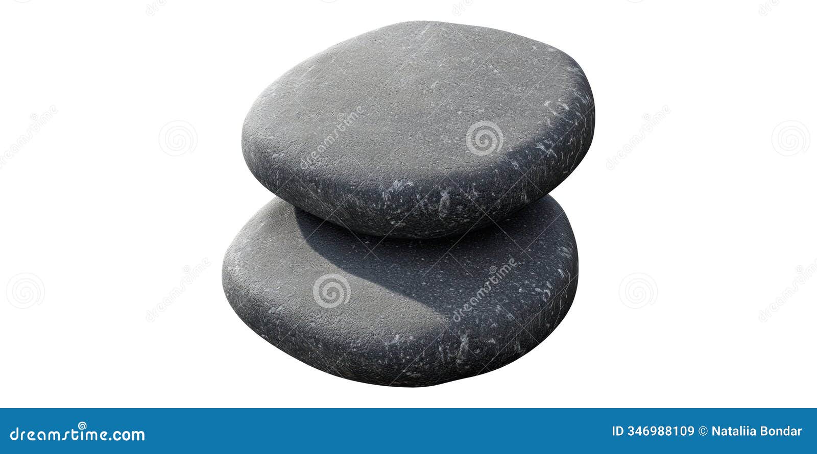 3D Stack of Smooth Gray Stones Isolated on Transparent Background Stock ...