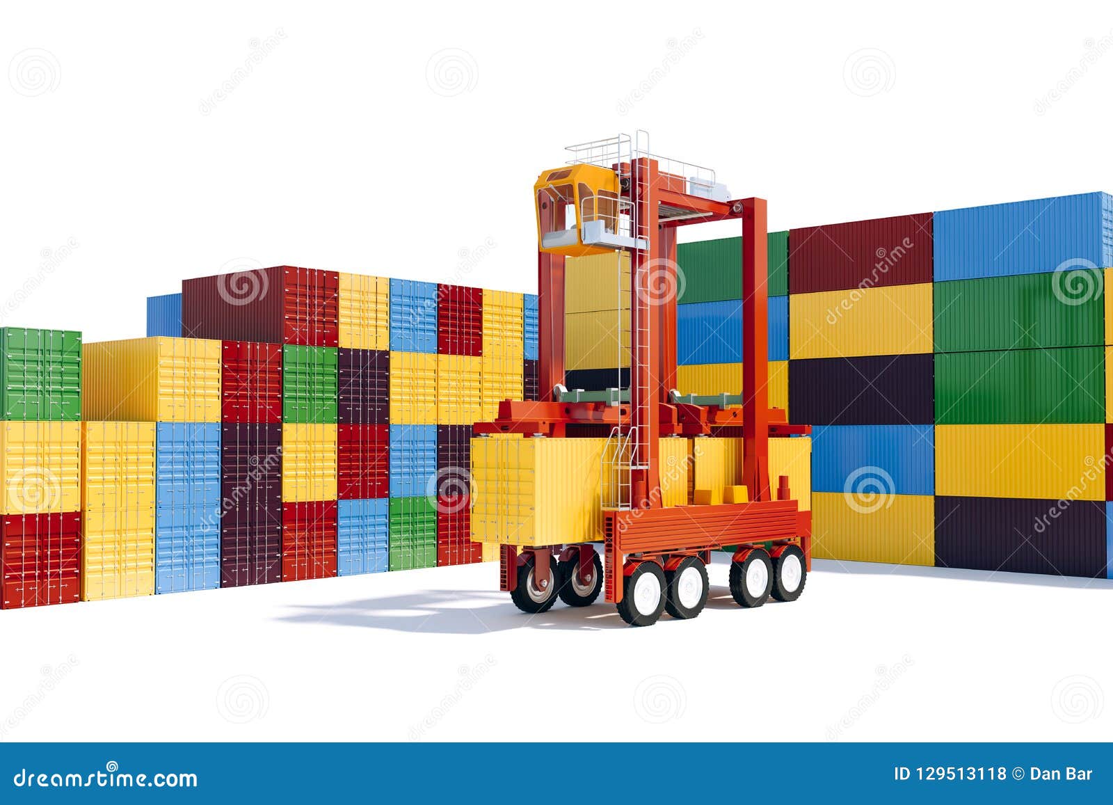 Stacked Iso Containers Royalty-Free Stock Photography | CartoonDealer ...