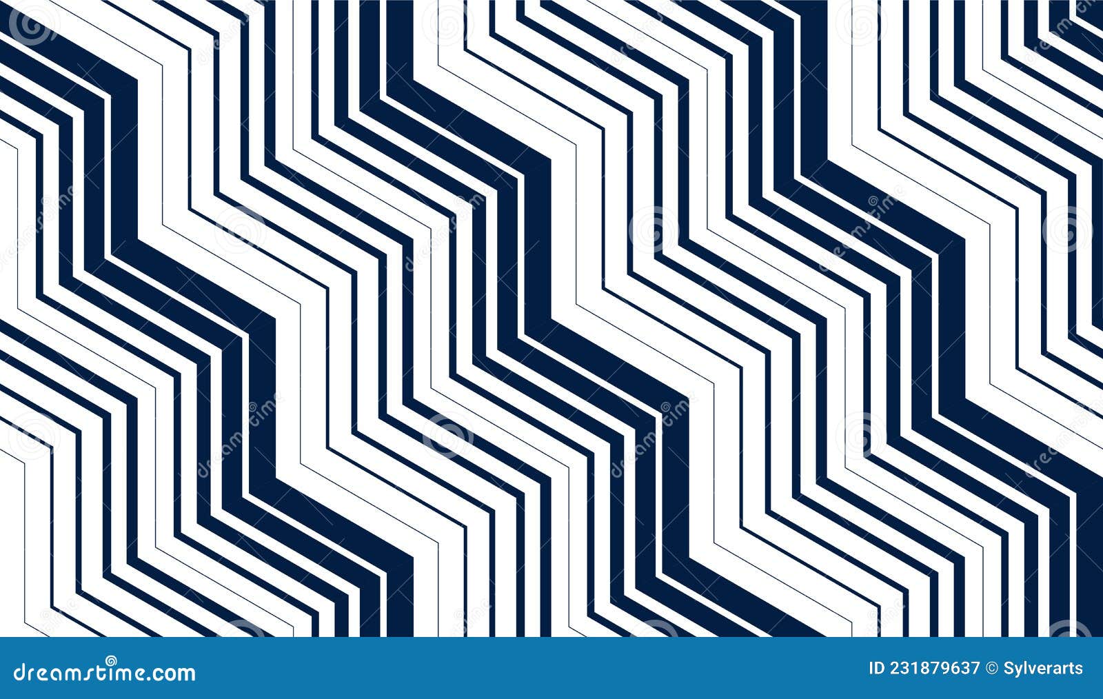 3D Stair Minimal Lined Seamless Pattern. Stock Vector - Illustration of ...