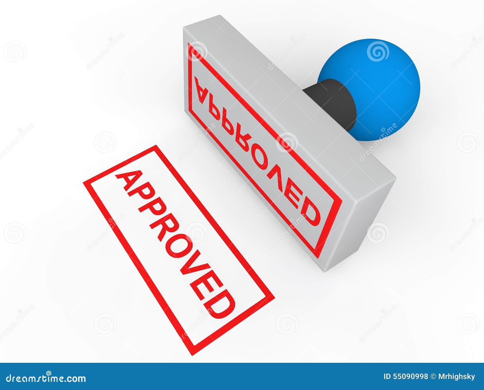 3d stamp approved text stock illustration. Illustration of authority ...