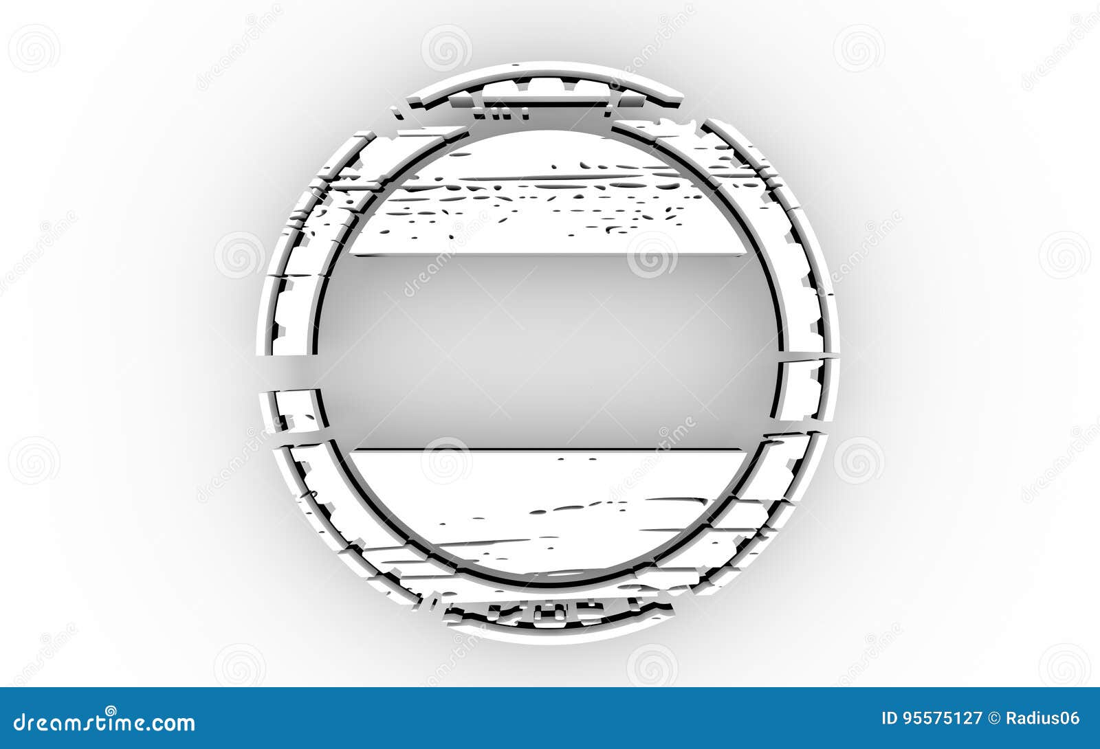 3D stamp icon stock illustration. Illustration of business - 95575127