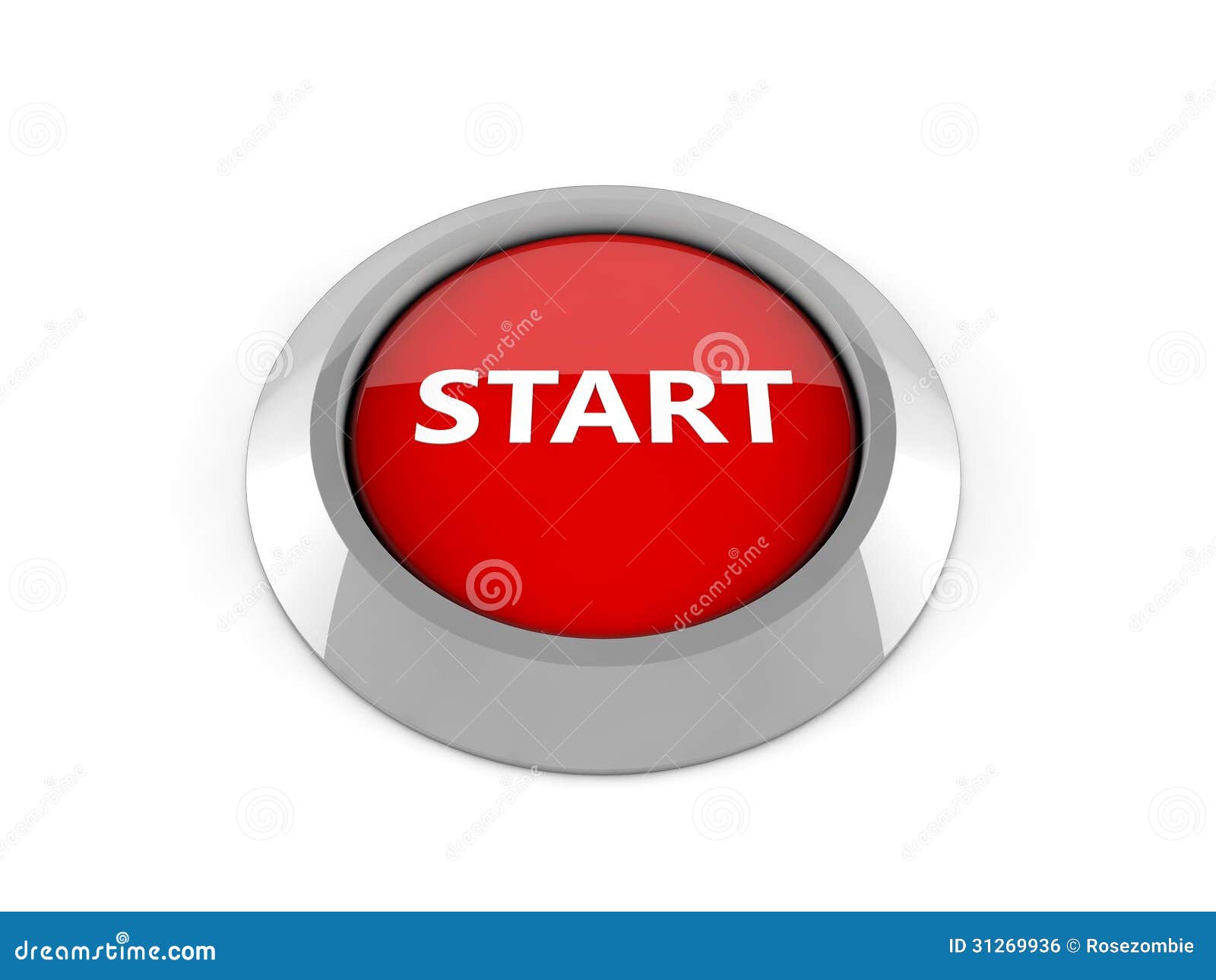3d start button stock illustration. Illustration of circle - 31269936