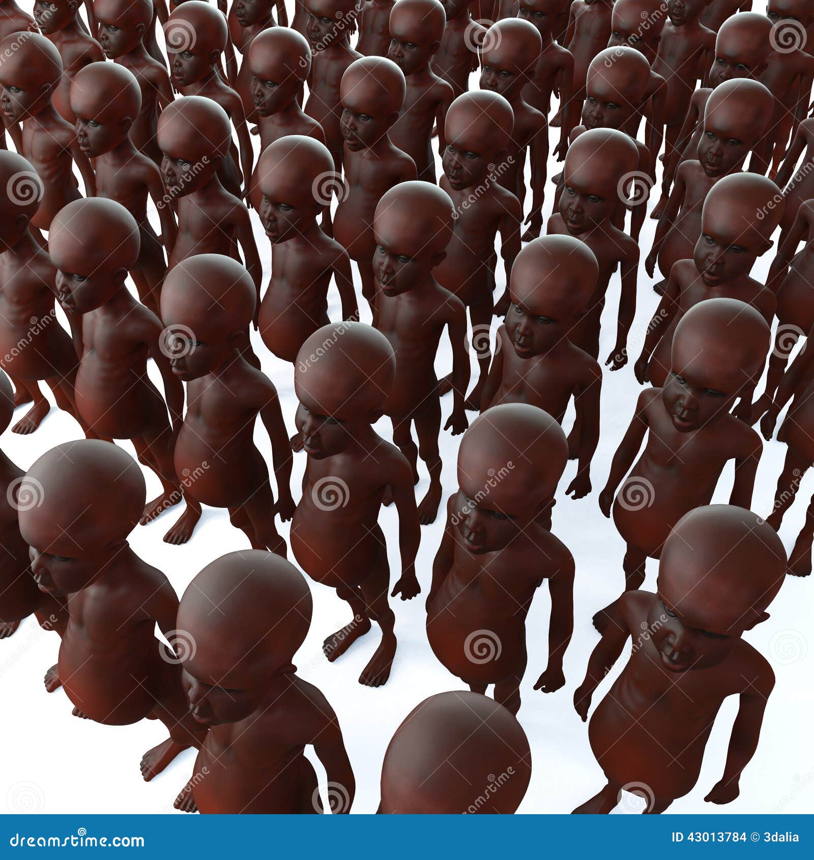 Starving African Girl