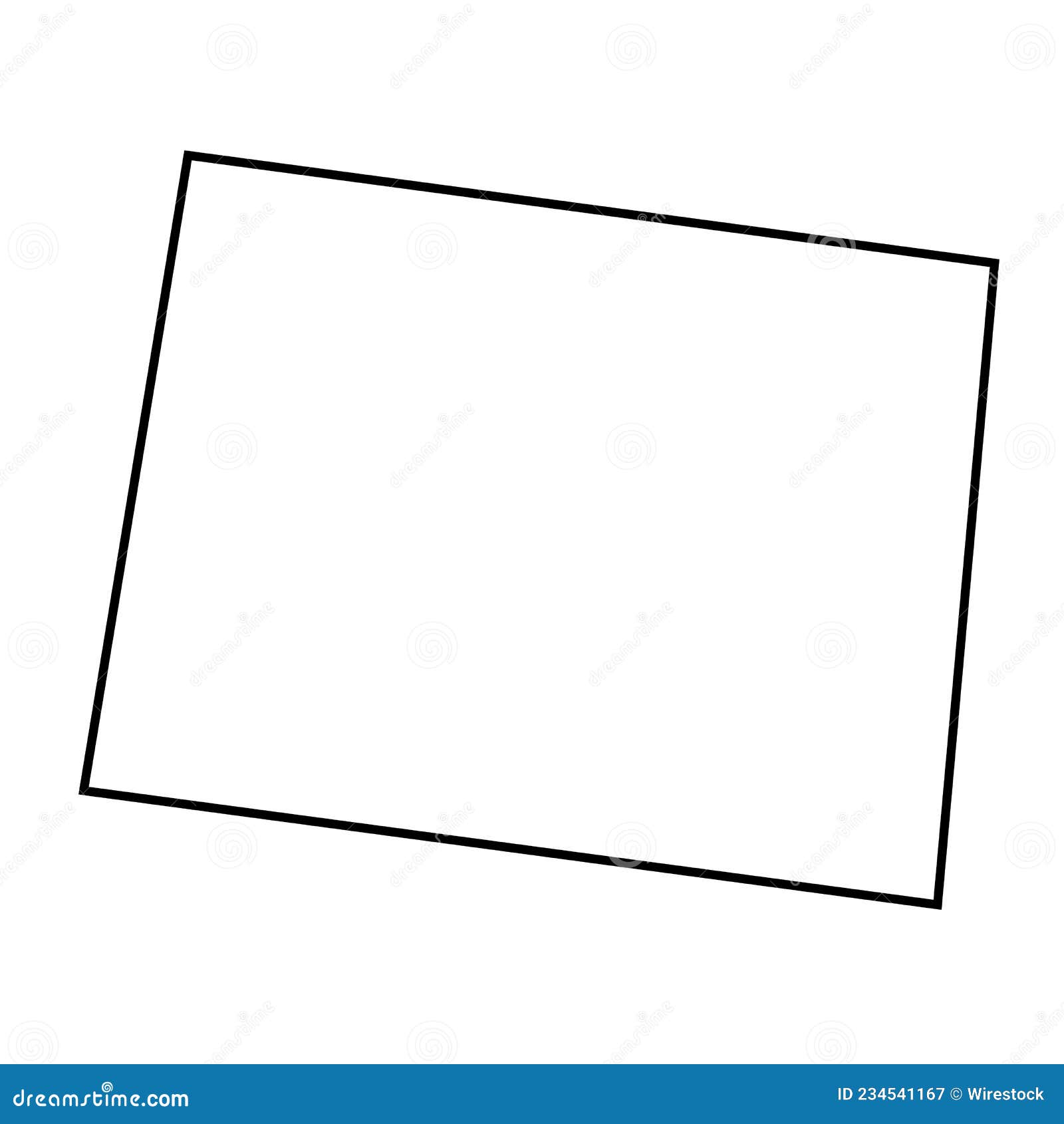 Colorado Outline Map Country Shape Heart Symbol Love State Borders ...