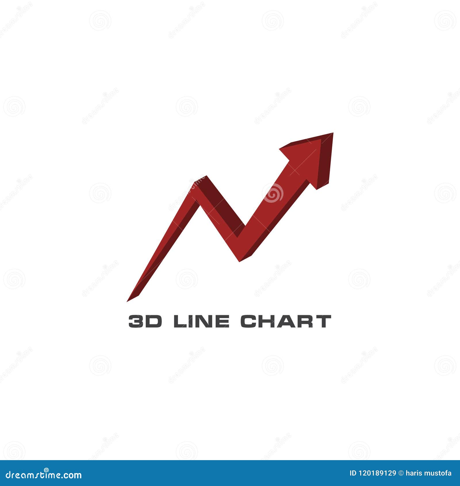 3d statistic chart graphic stock vector. Illustration of technology ...