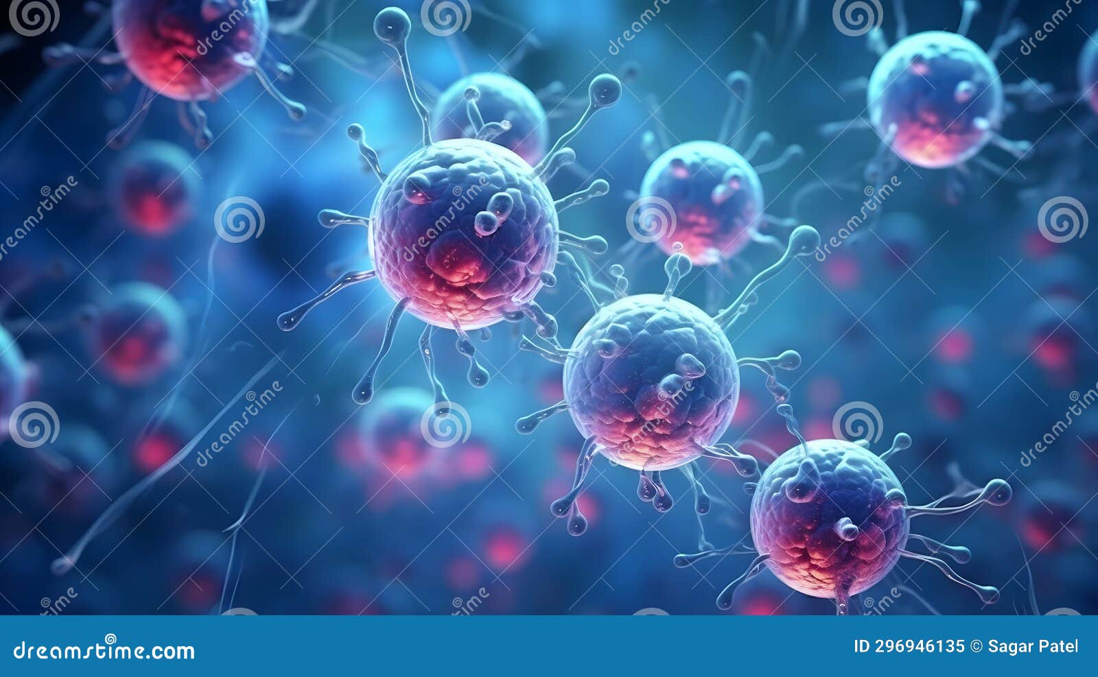 3d Stem Cell Science Background Stock Image - Image of macro, therapy ...