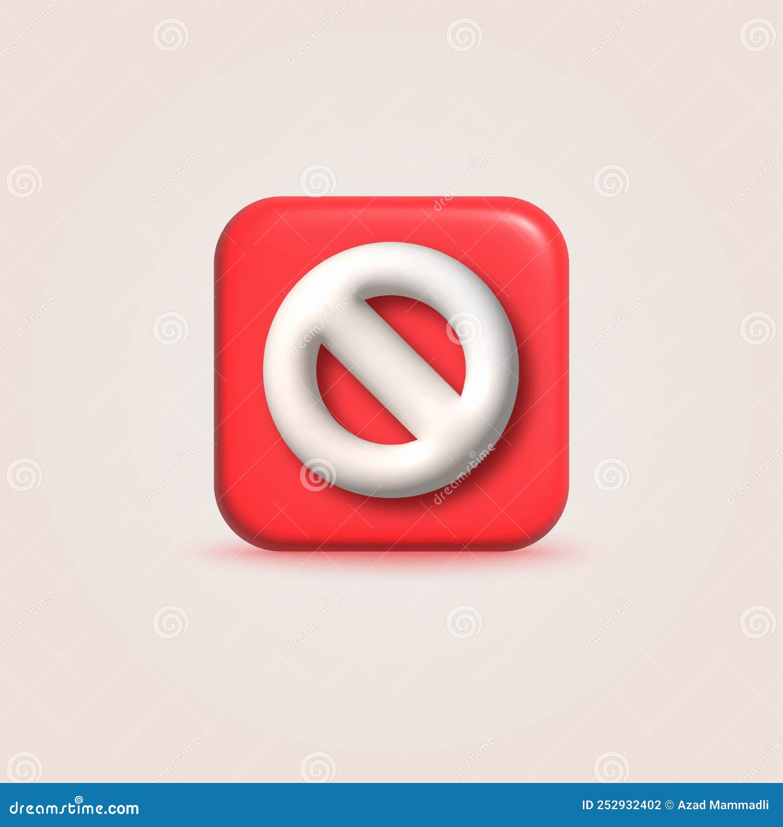 3d Stop Sign, Stop Symbol, Traffic Stop. Vector Stock Vector ...