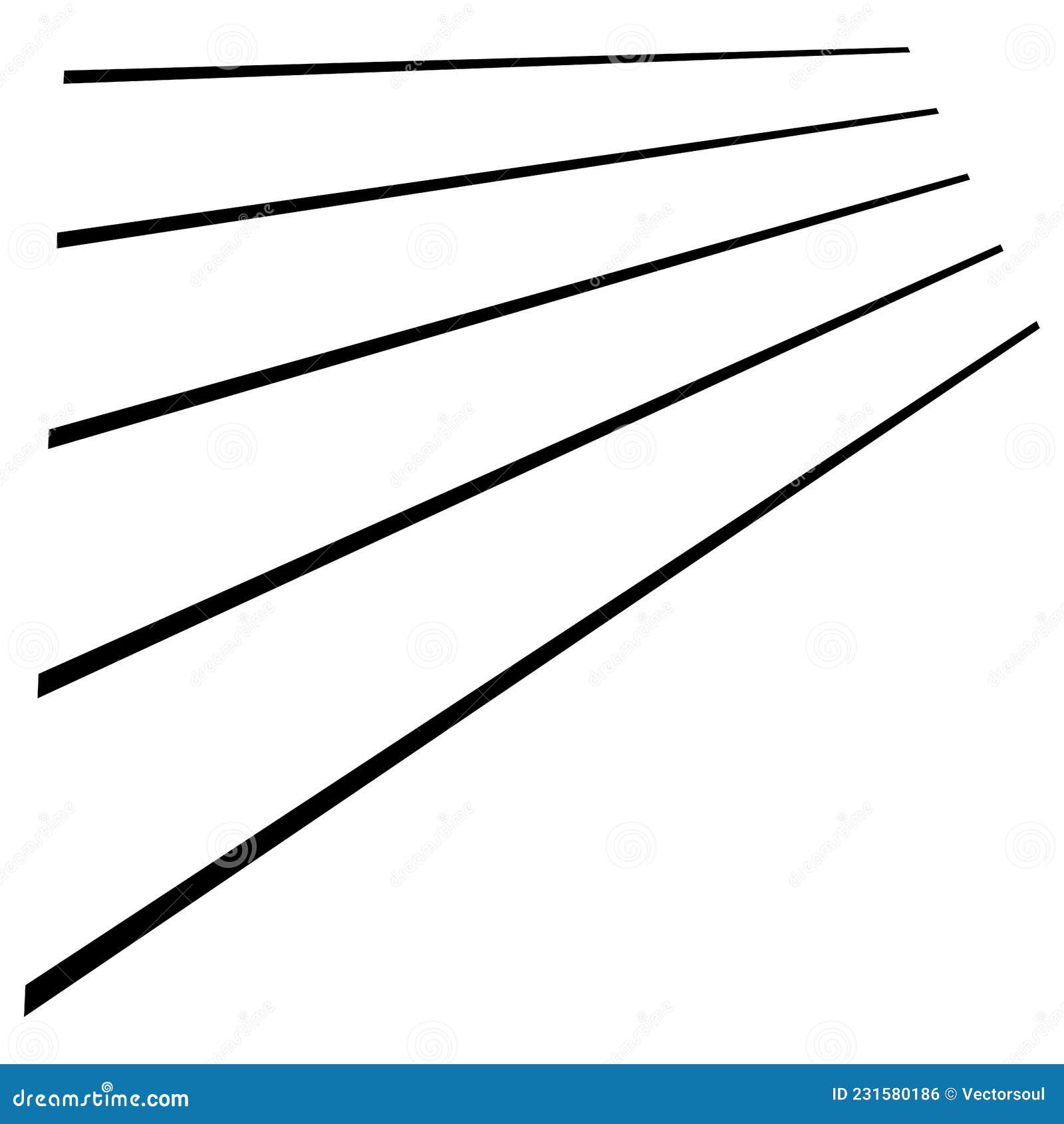 3D Straight, Parallel Dynamic Irregular Lines, Stripes Element. Action ...