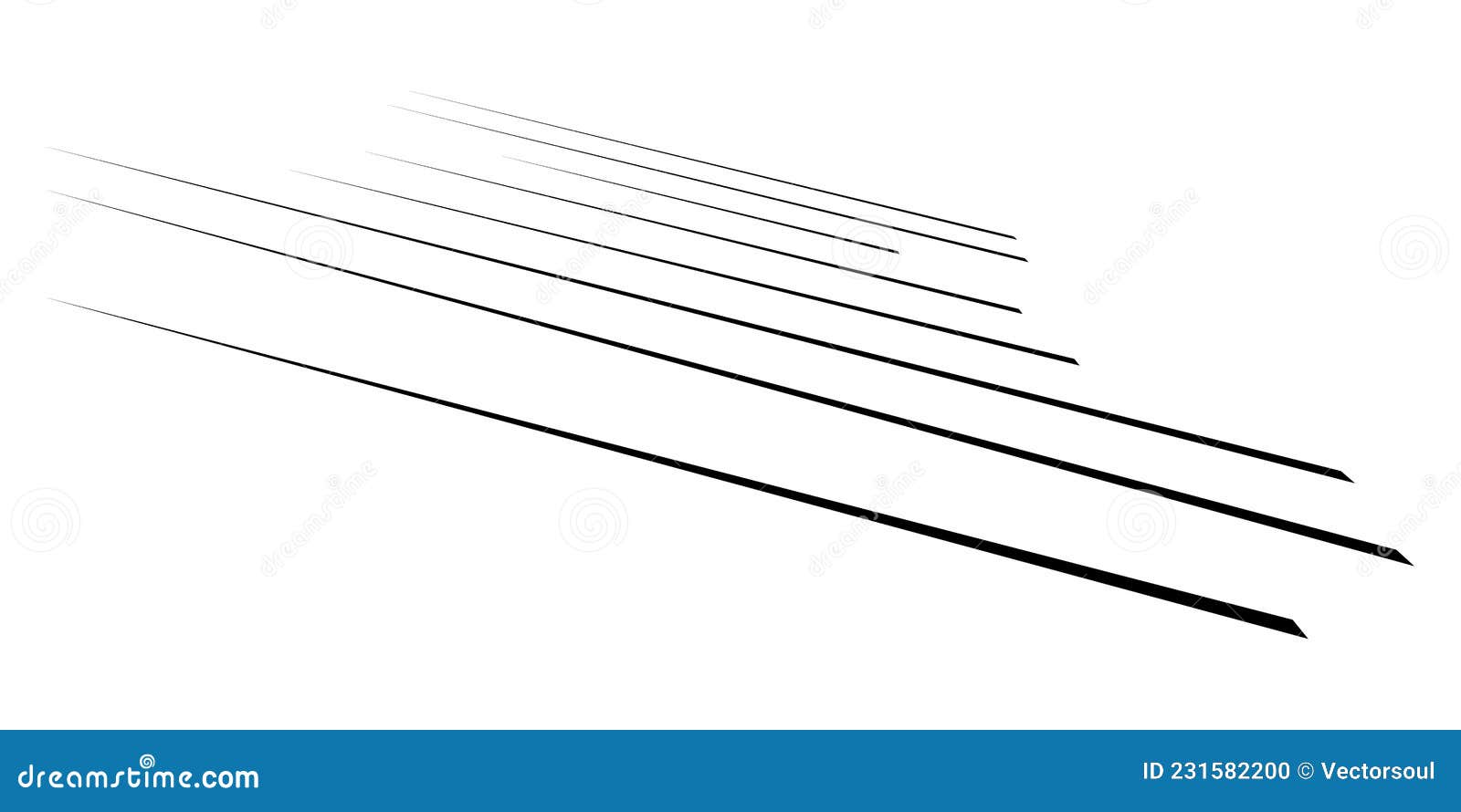 3D Straight, Parallel Dynamic Irregular Lines, Stripes Element. Action ...