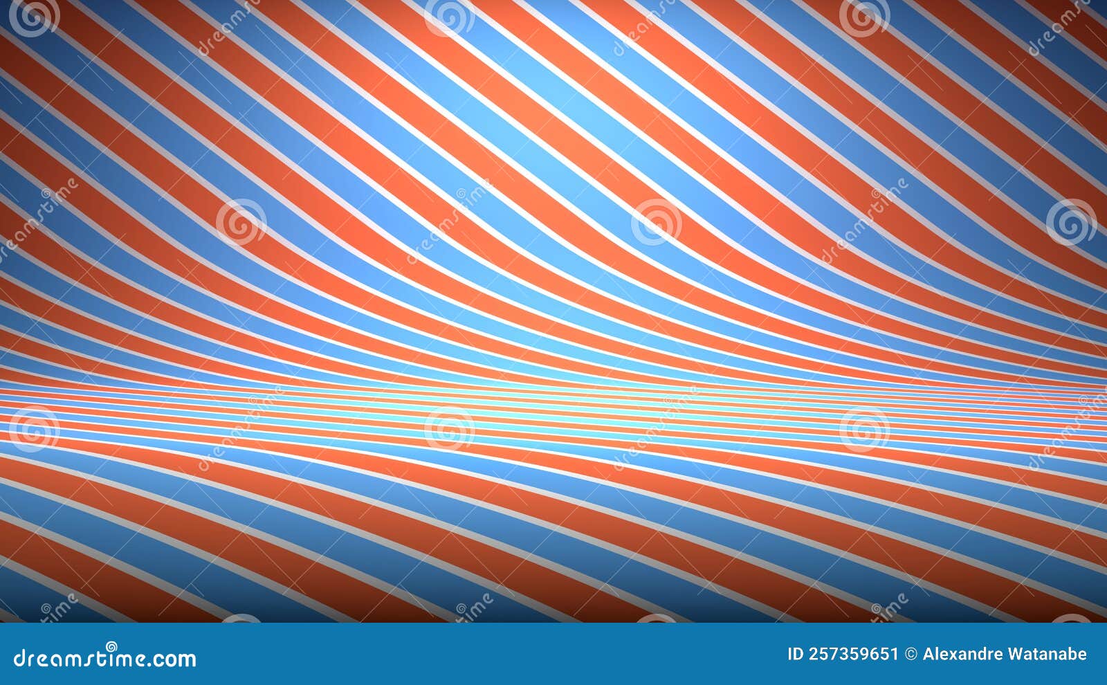 3D Striped Circus Style Studio Backdrop with Empty Copy Space Stock ...