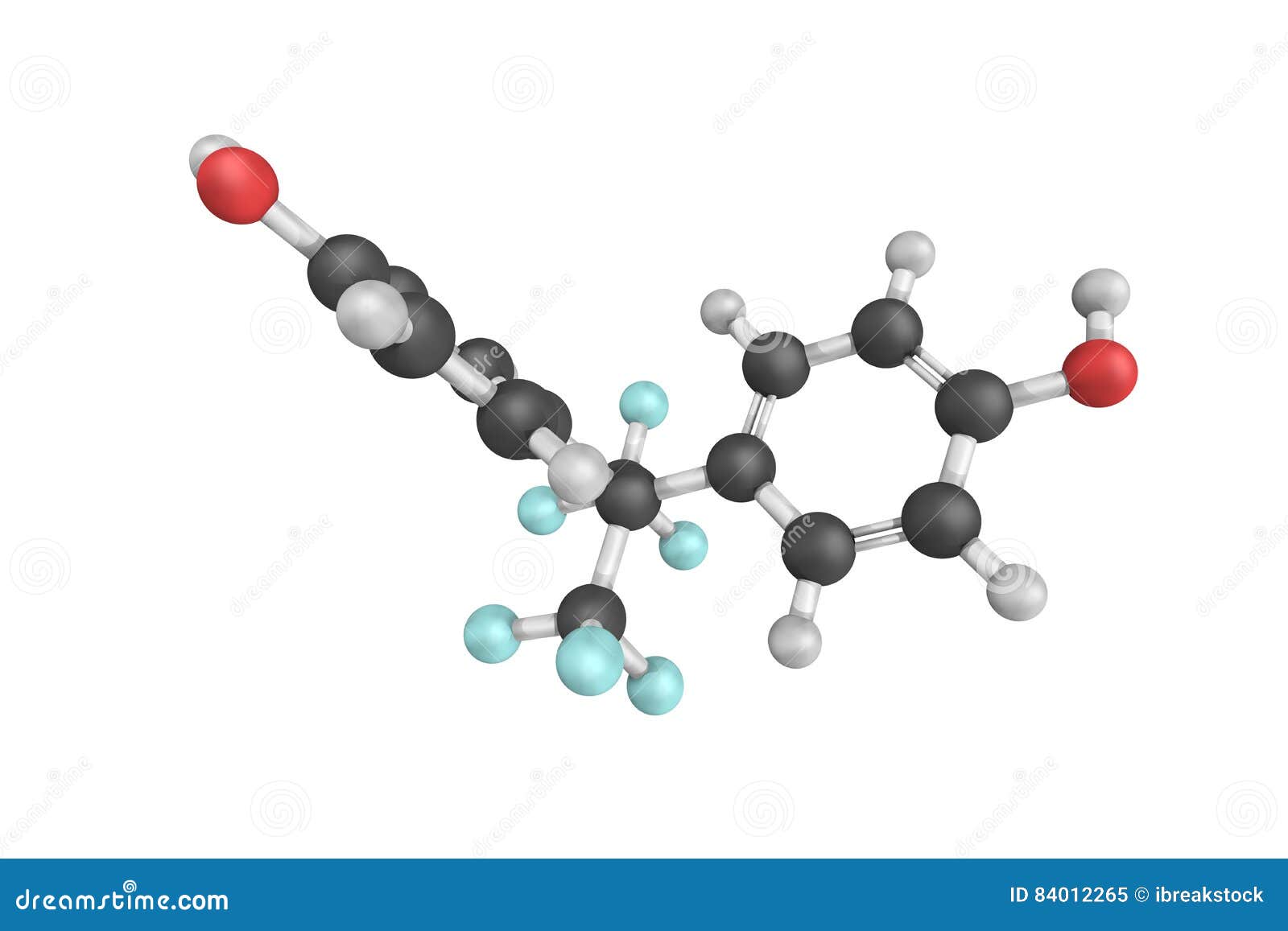 3d Structure of Bisphenol AF (BPAF), a Fluorinated Organic Compo Stock ...