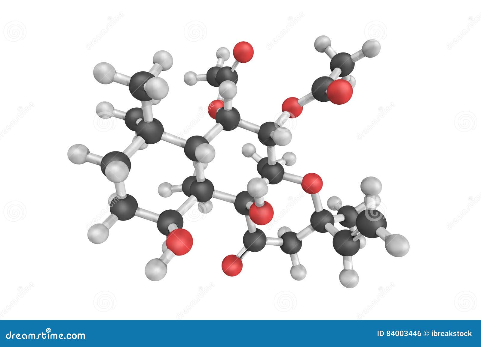 3d Structure of Forskolin J, a Powdery Type of Diterpenoid Stock ...