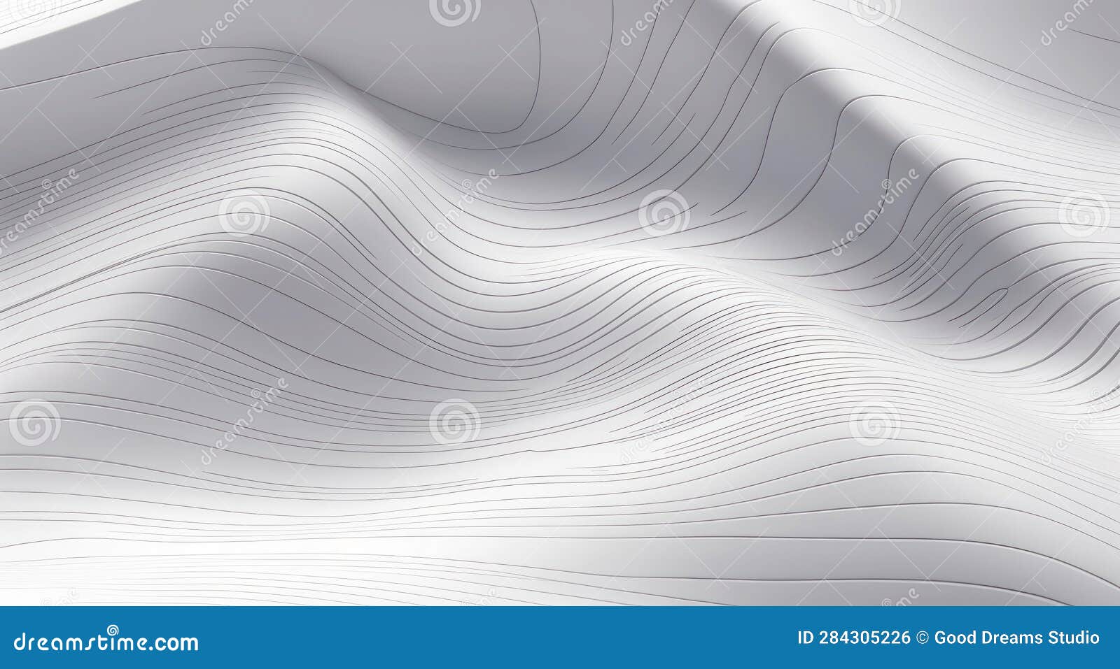 3D Style. Abstract Luxury Bright White Wavy Design Backgrounds Stock ...