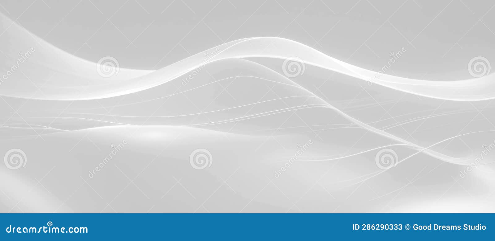 3D Style. Abstract Modern White Wave Design Background Stock ...