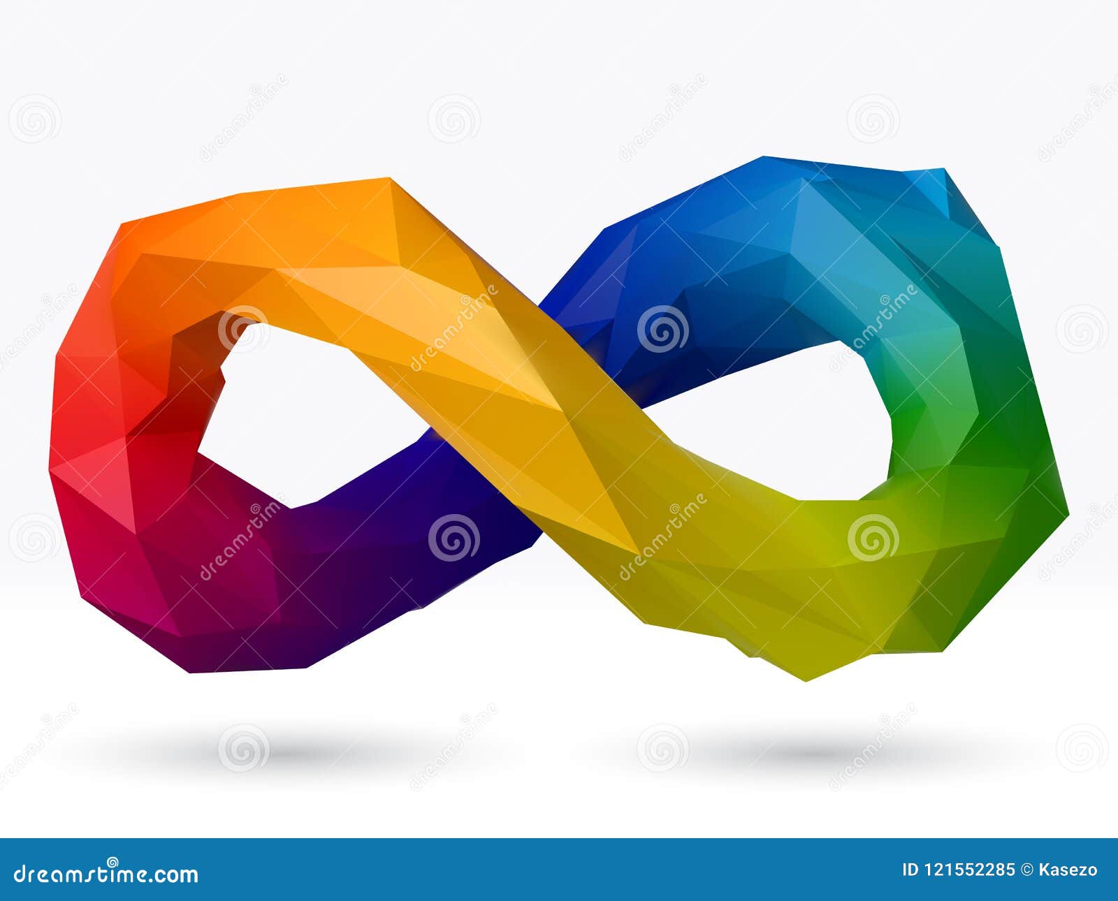 3d Style Infinity Symbol Vector Design. Stock Vector - Illustration of ...