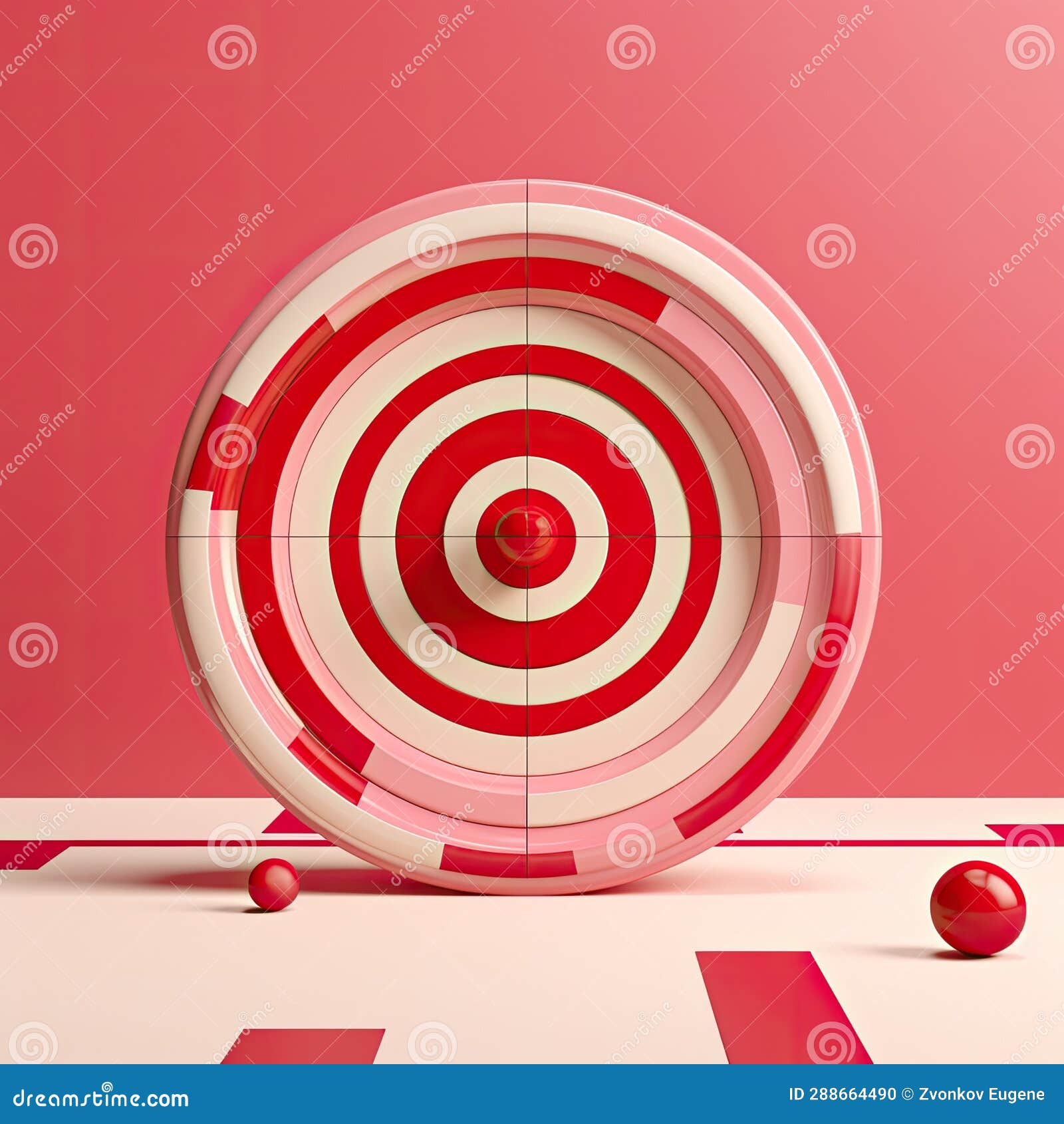 3d Style Target App Icon for Game Design Logo Graphic Stock ...