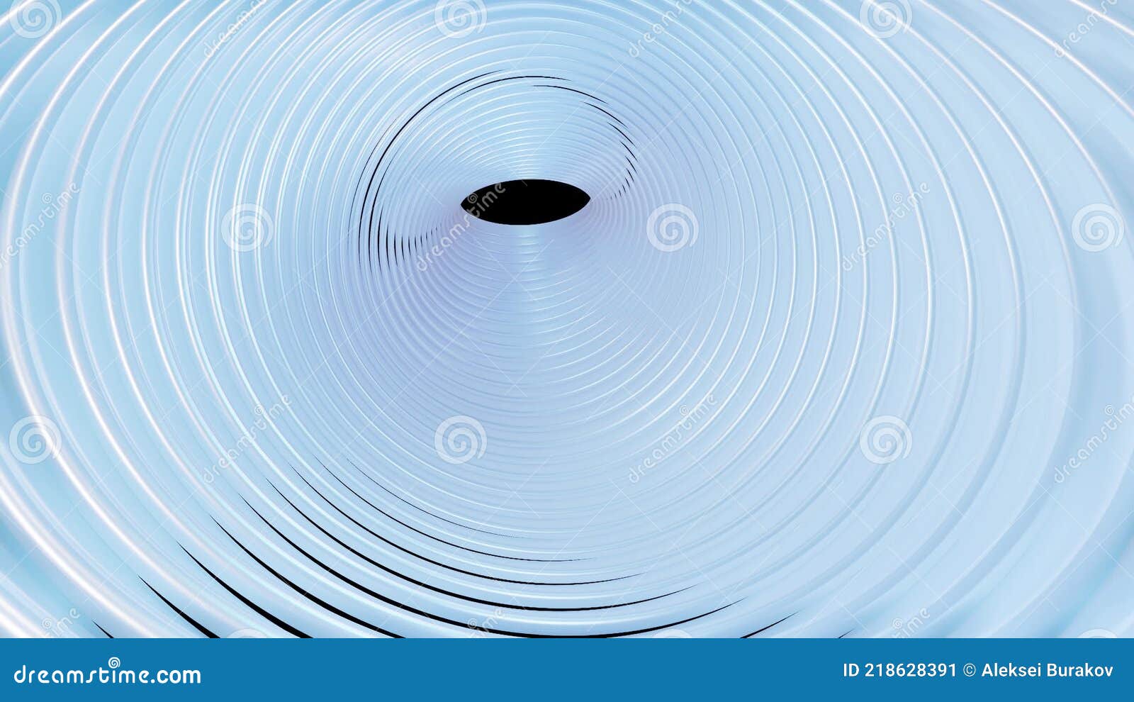 3D Stylish Abstract White Background with Rings or Circles Twisting in ...