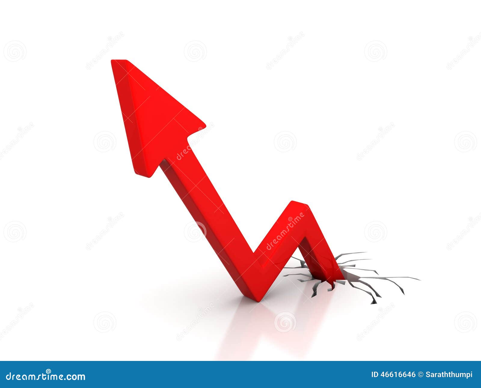 3d Suben Concepto De La Flecha Stock de ilustración - Ilustración de ...