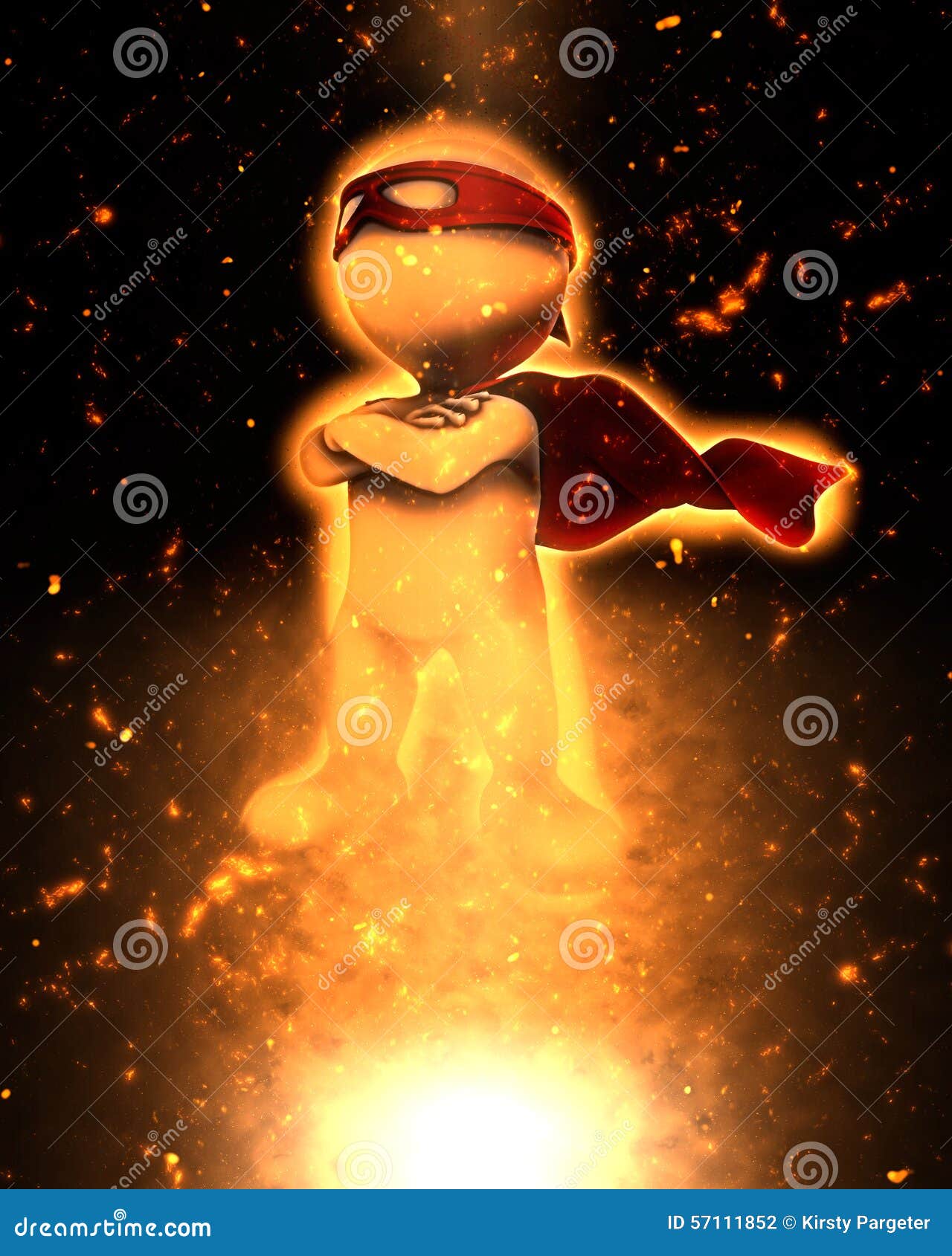 3D superhero image stock illustration. Illustration of cape - 57111852