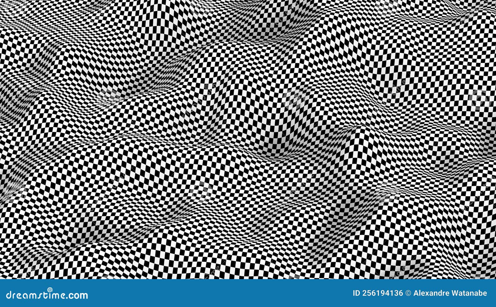 3D Surreal Checker Pattern Background Stock Photo - Image of ...