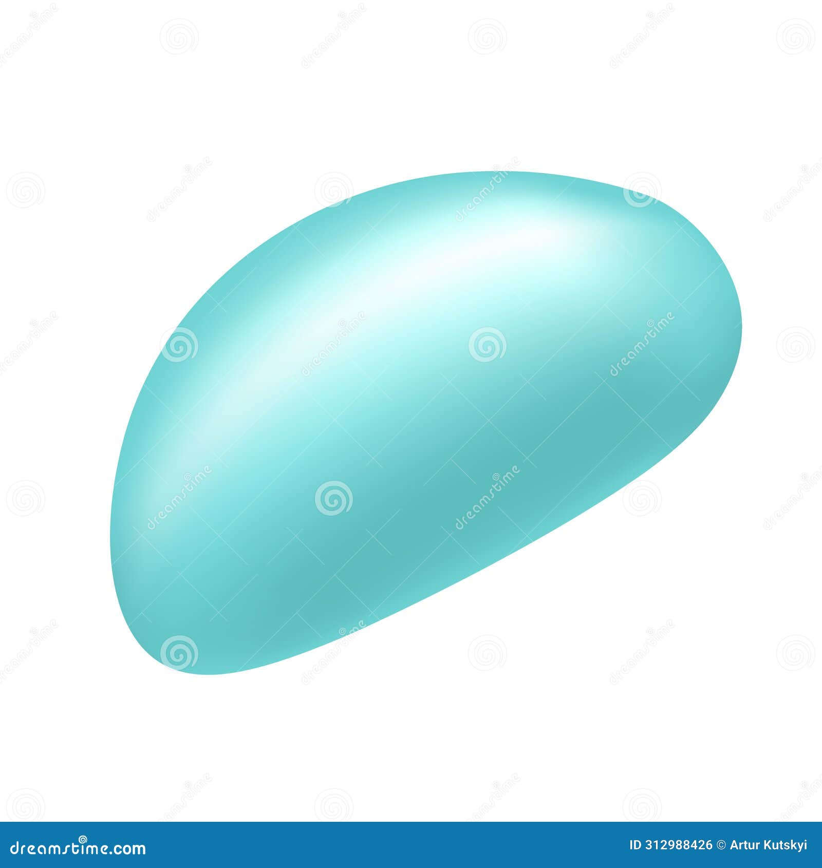 Blue Jelly Digit 49 Forty-Nine Isolated On White Background For Kids ...