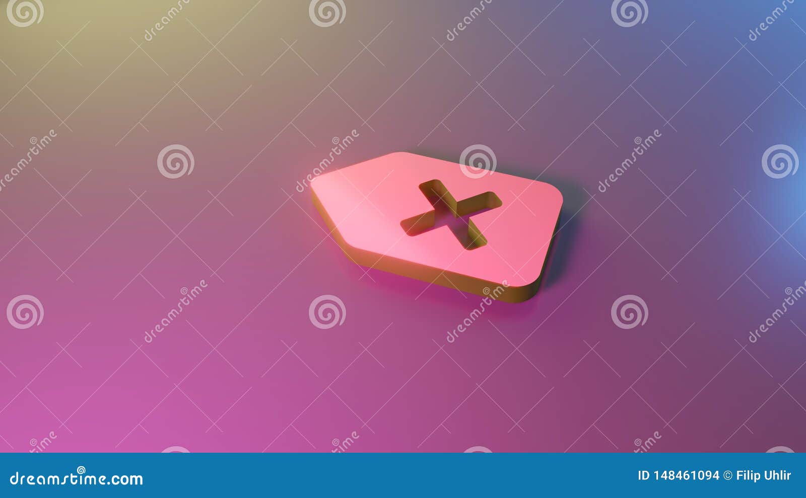 3d Symbol Of Backspace Icon Render Royalty-Free Stock Image ...