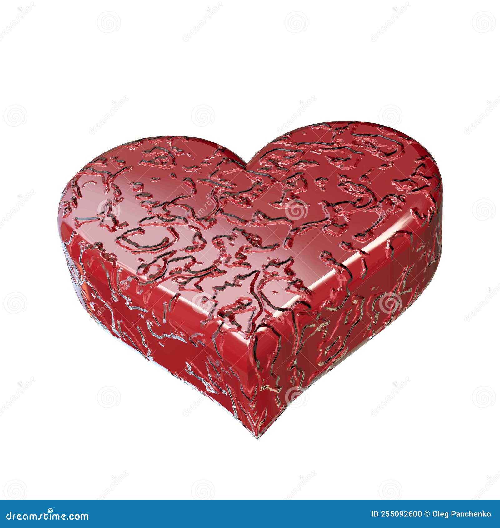 Symbol Made in the Form of a Heart Stock Vector - Illustration of ...