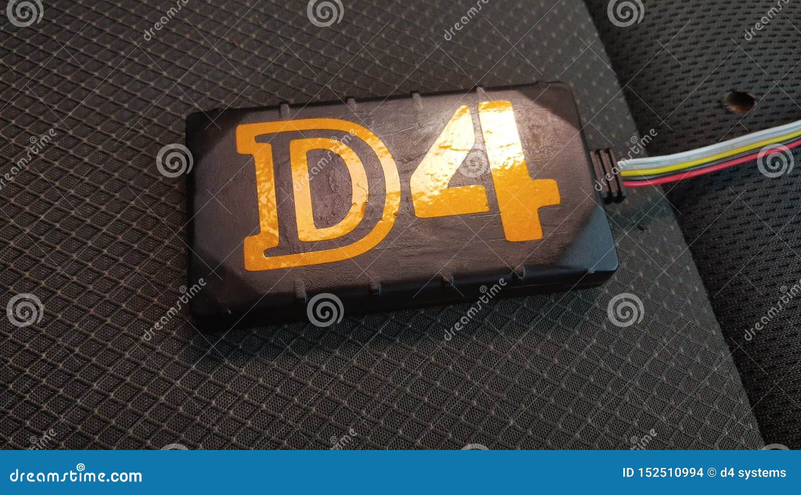 D4 Systems Yellow Black Gps Tracker Editorial Stock Image - Image of ...