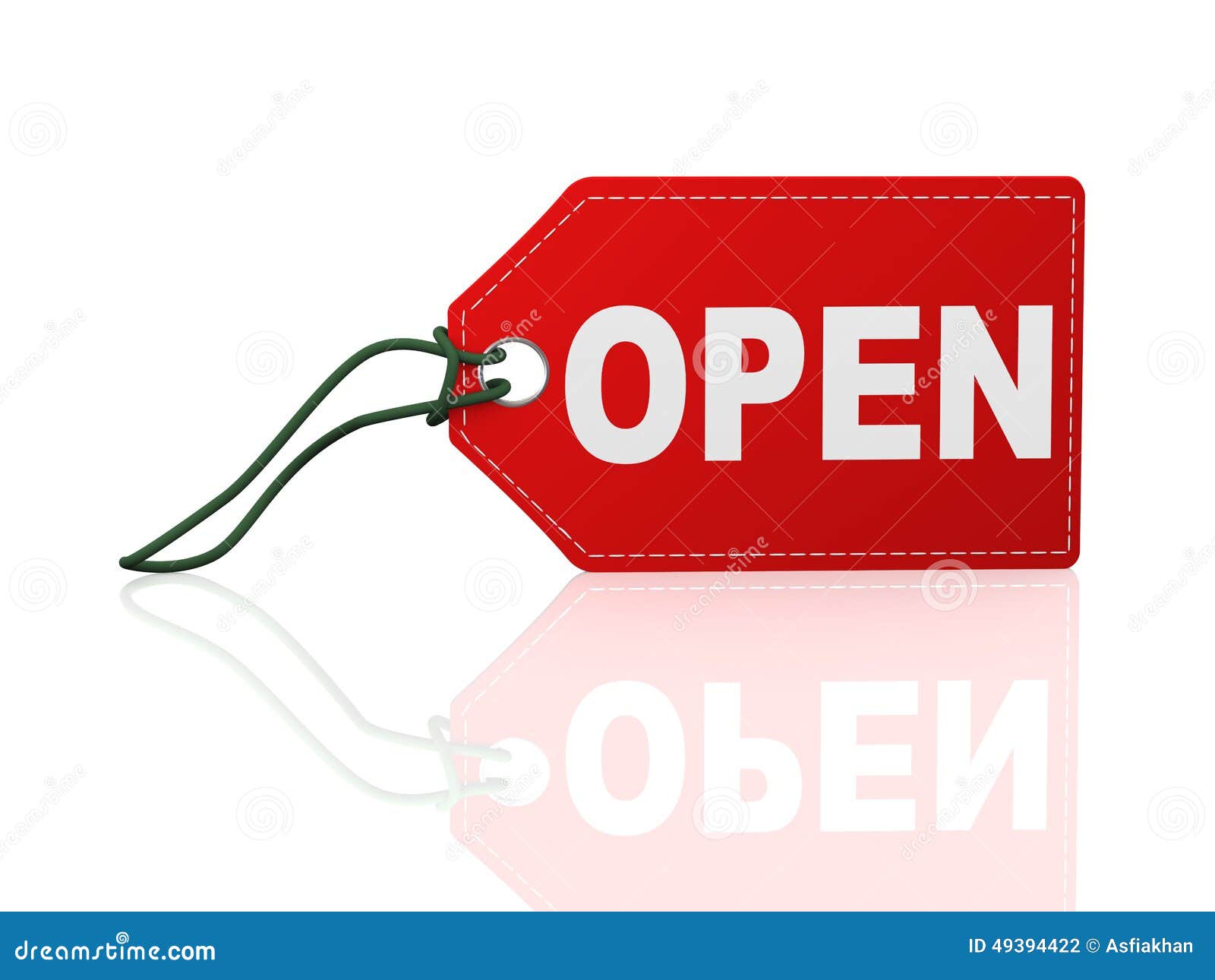 3d Tag Label Word Text Open Stock Illustration - Illustration of rebate ...