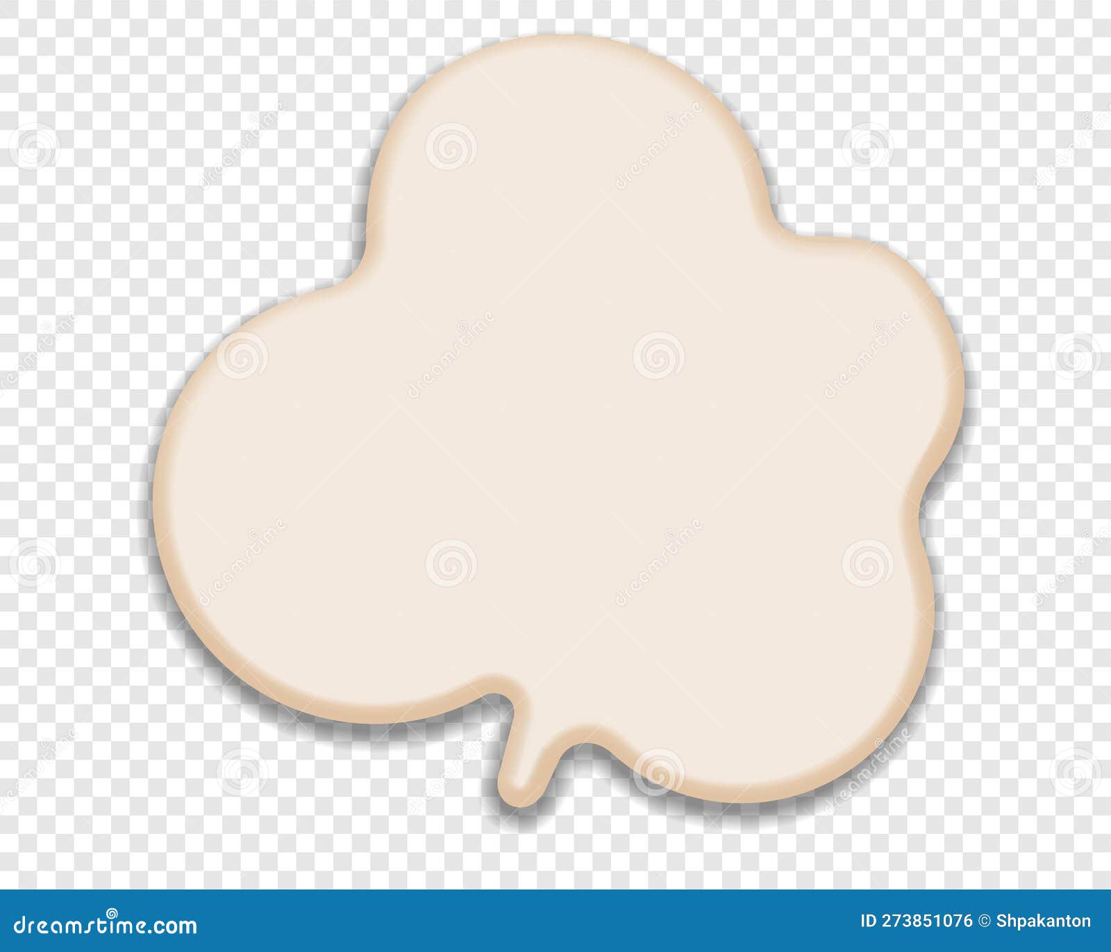 3D Talking Bubble with Shadow, Template for Your Design Stock Vector ...