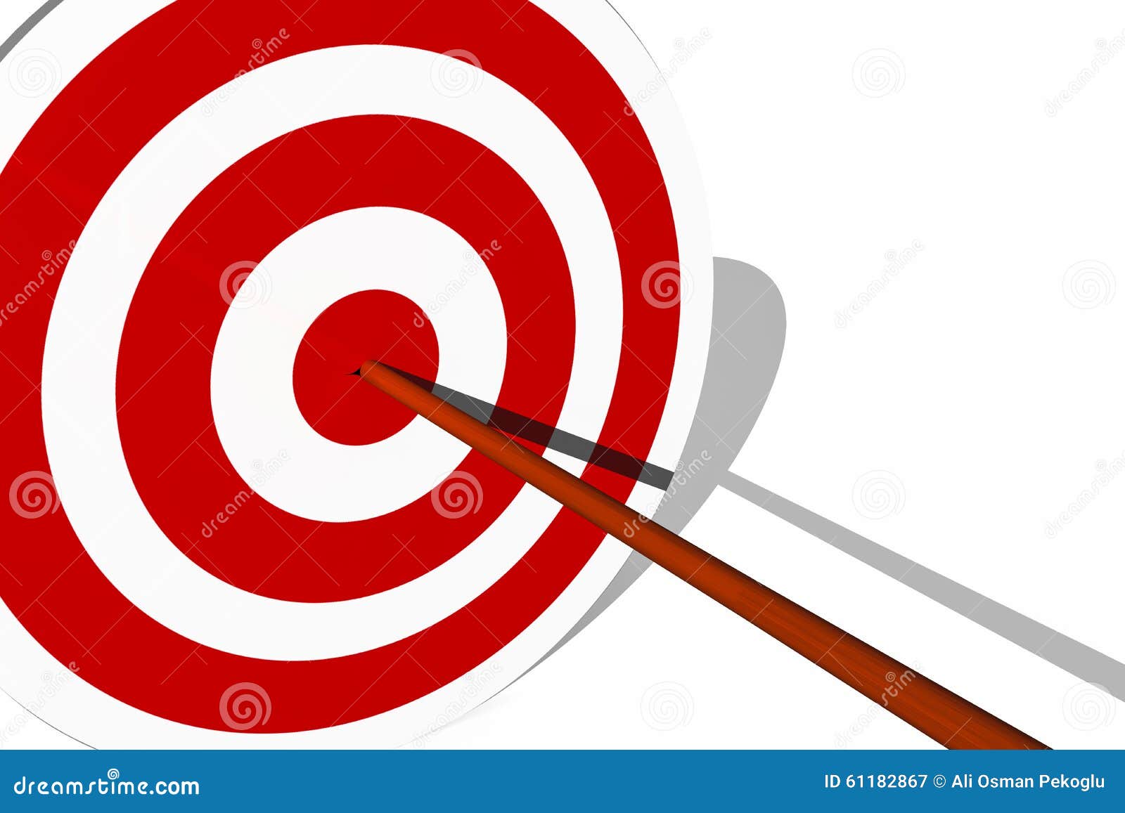 3d target,hit stock illustration. Illustration of dartboard - 61182867
