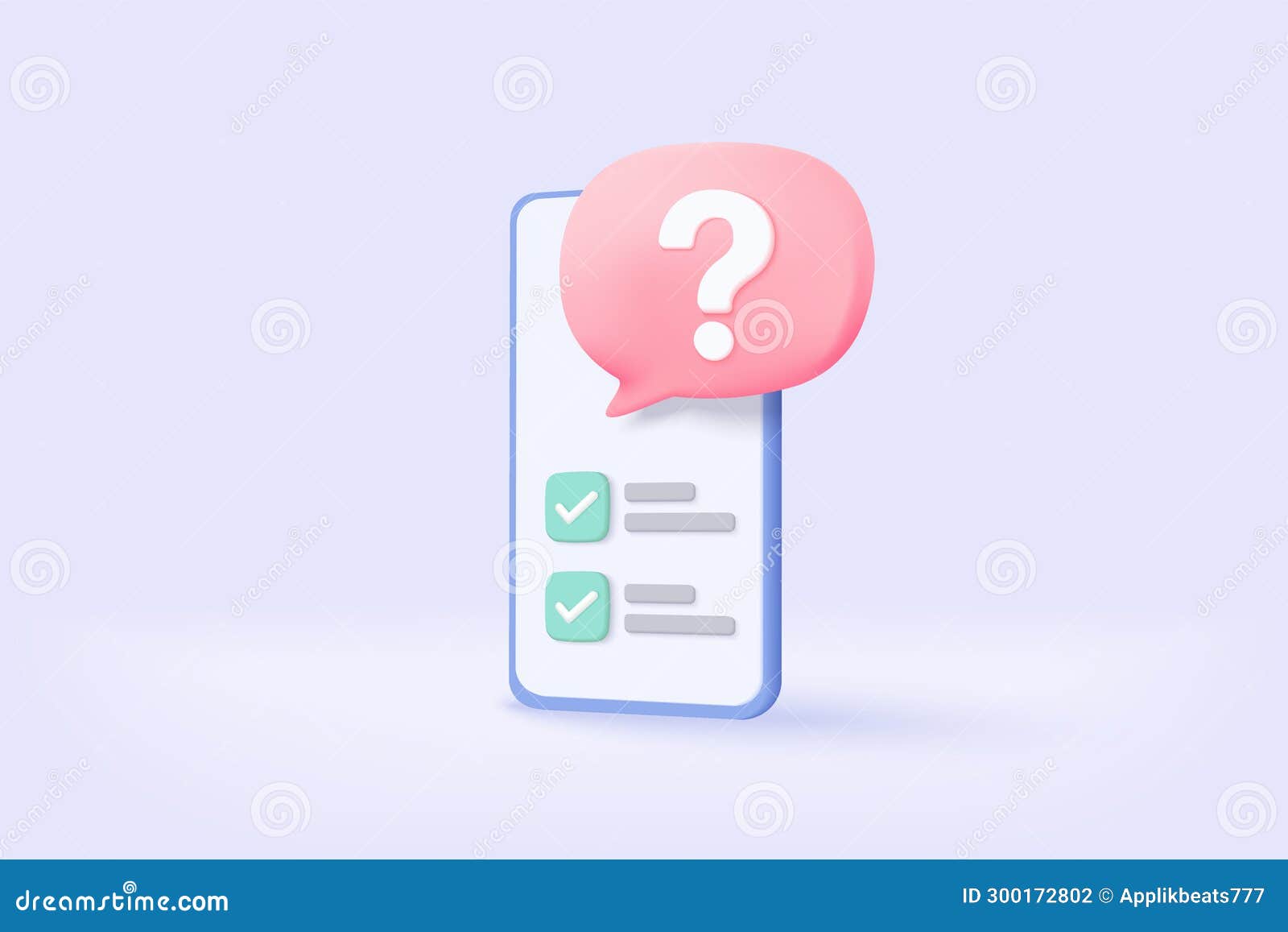 3d Task Management Todo Check List with Mobile Phone, Fast Work on ...