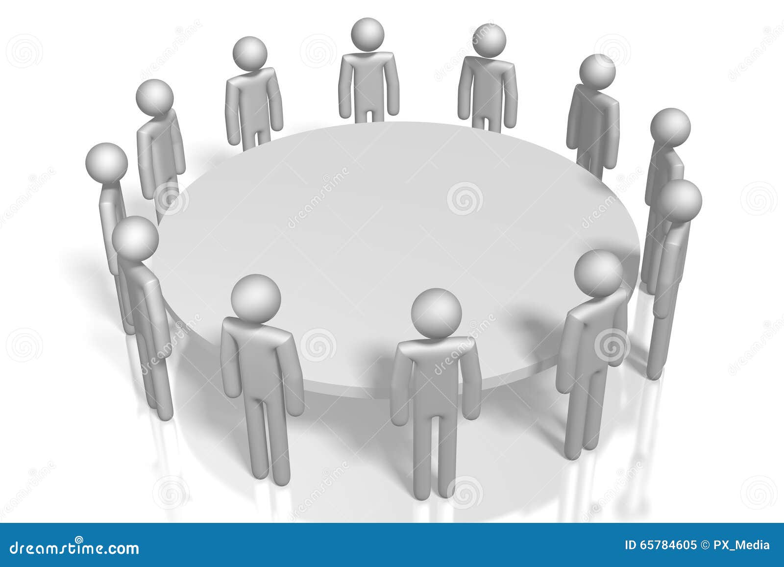 3D teamwork concept stock illustration. Illustration of boardroom ...