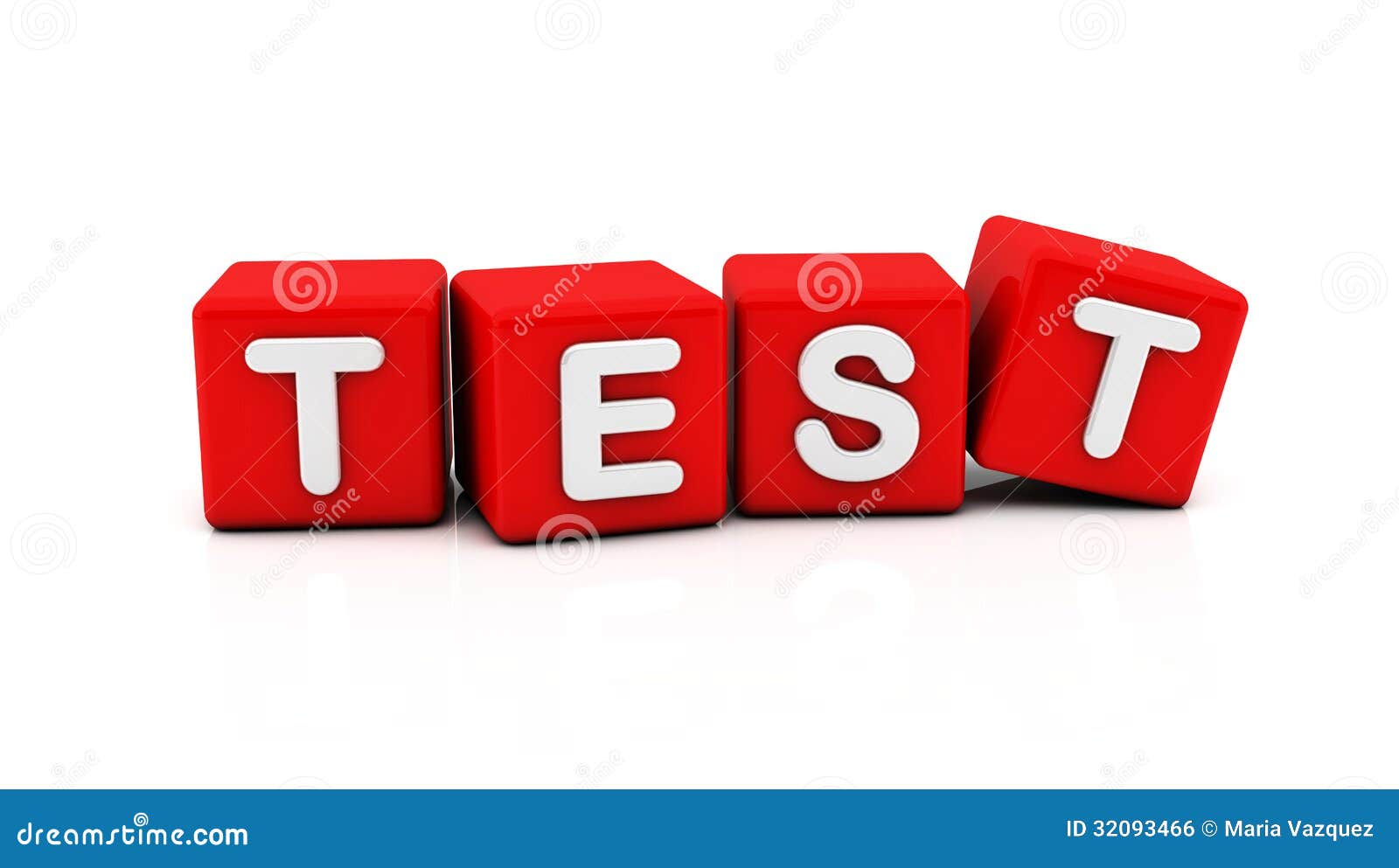 3d test cubes stock illustration. Illustration of online - 32093466