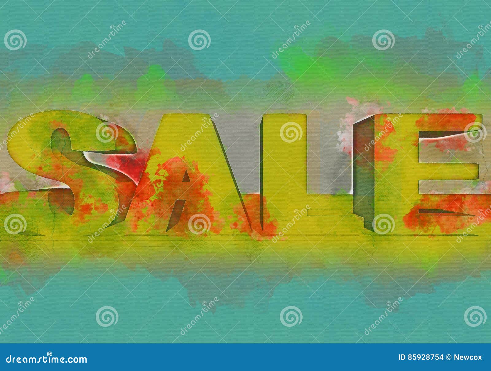 3D Text SALE stock illustration. Illustration of profit - 85928754