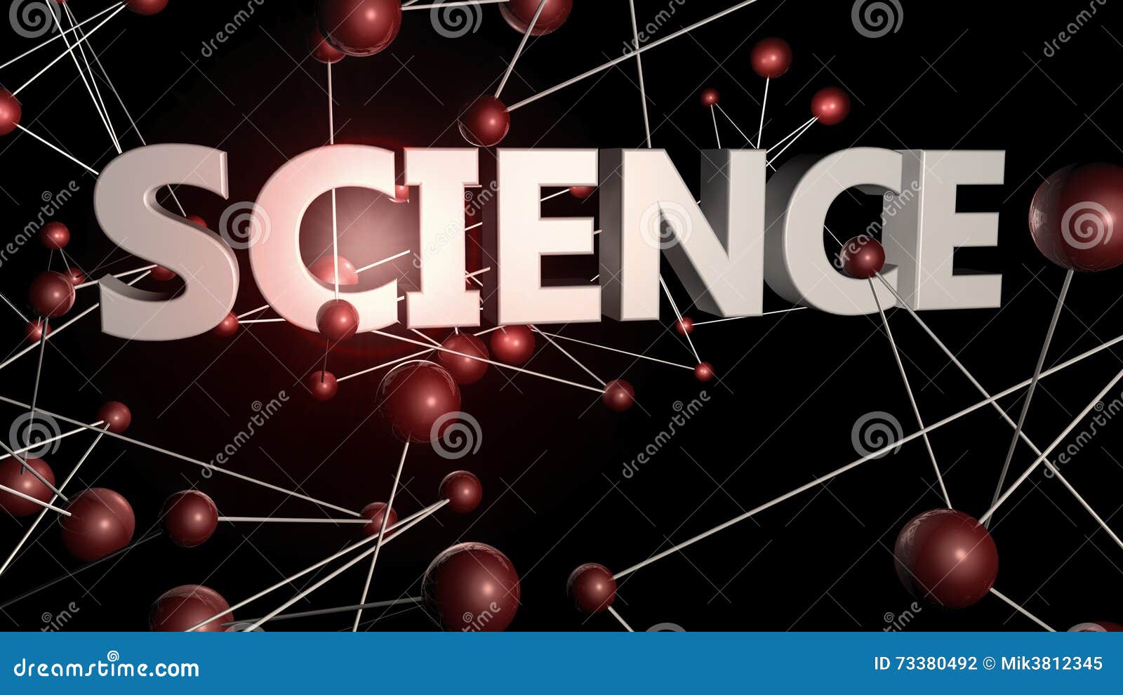 3d text science background stock illustration. Illustration of special ...