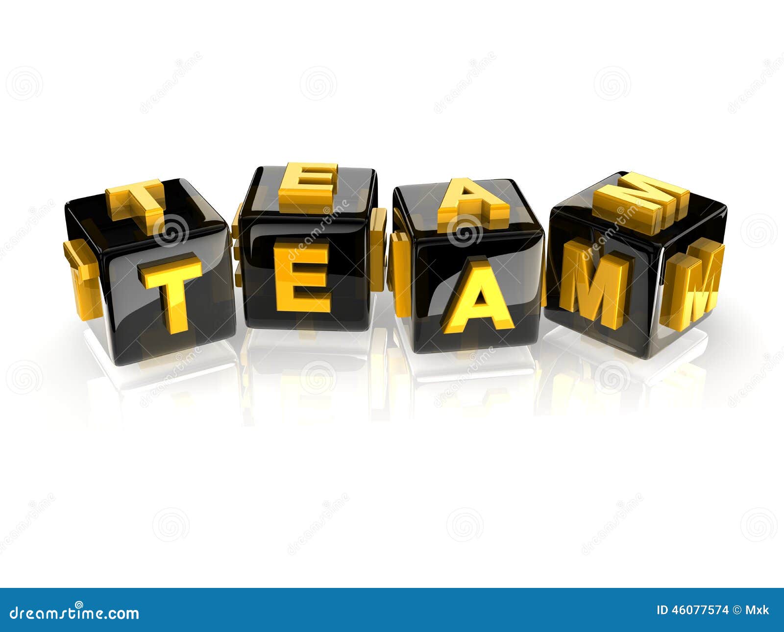 3d text TEAM stock illustration. Illustration of transparent - 46077574