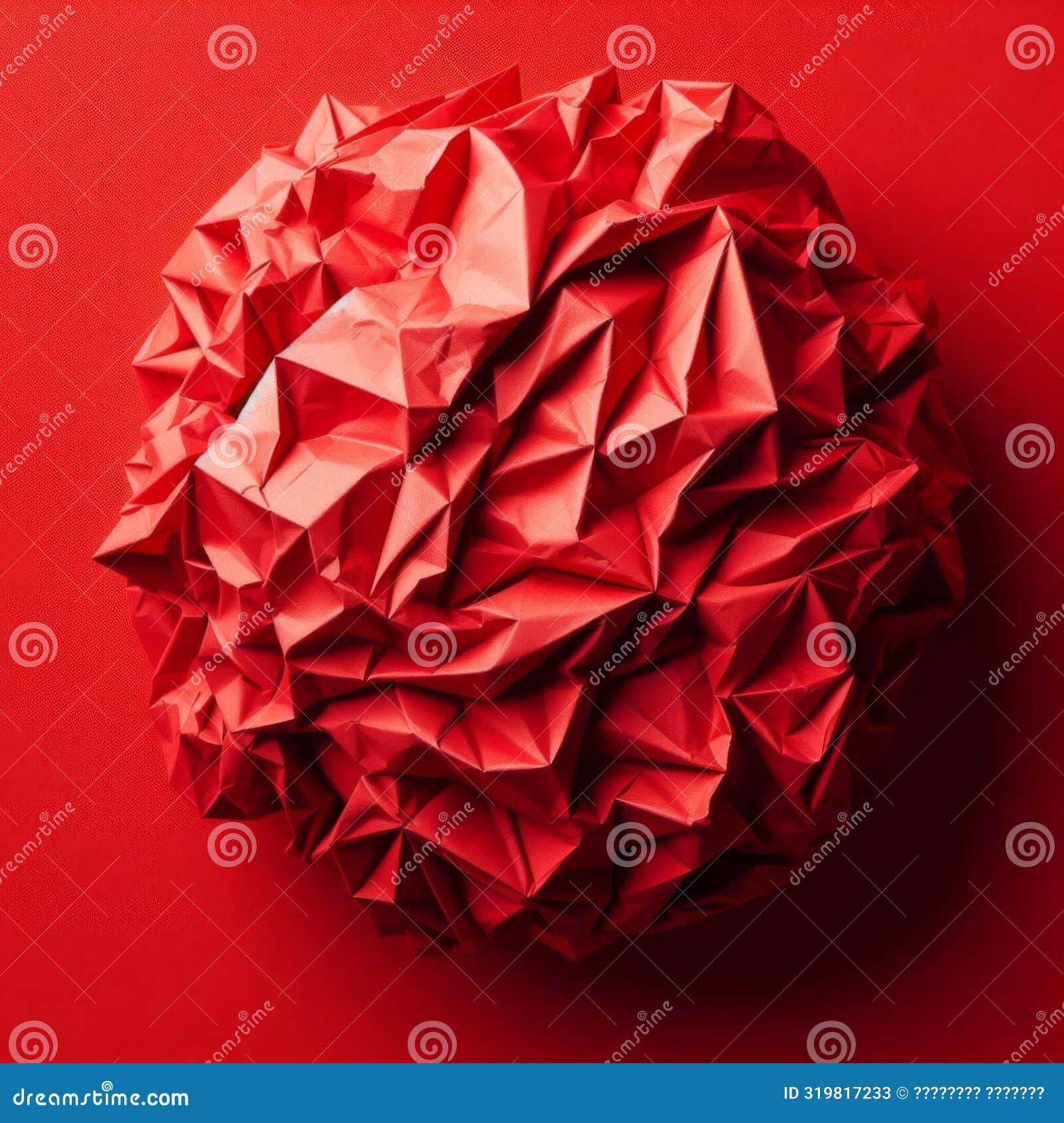 3d Texture Made in the Form of Crumpled Paper Effect Stock Illustration ...