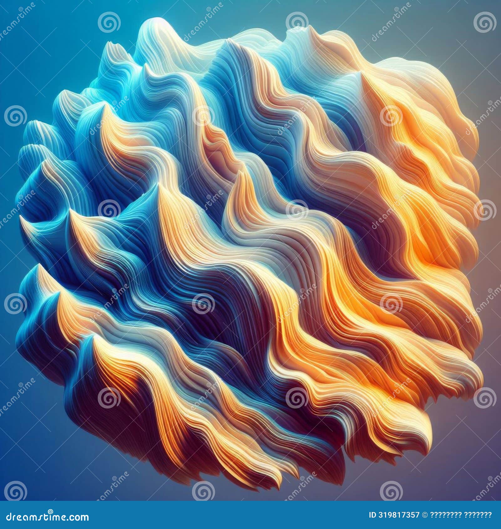 3d Texture Made in the Form of Crumpled Paper Effect Stock Illustration ...