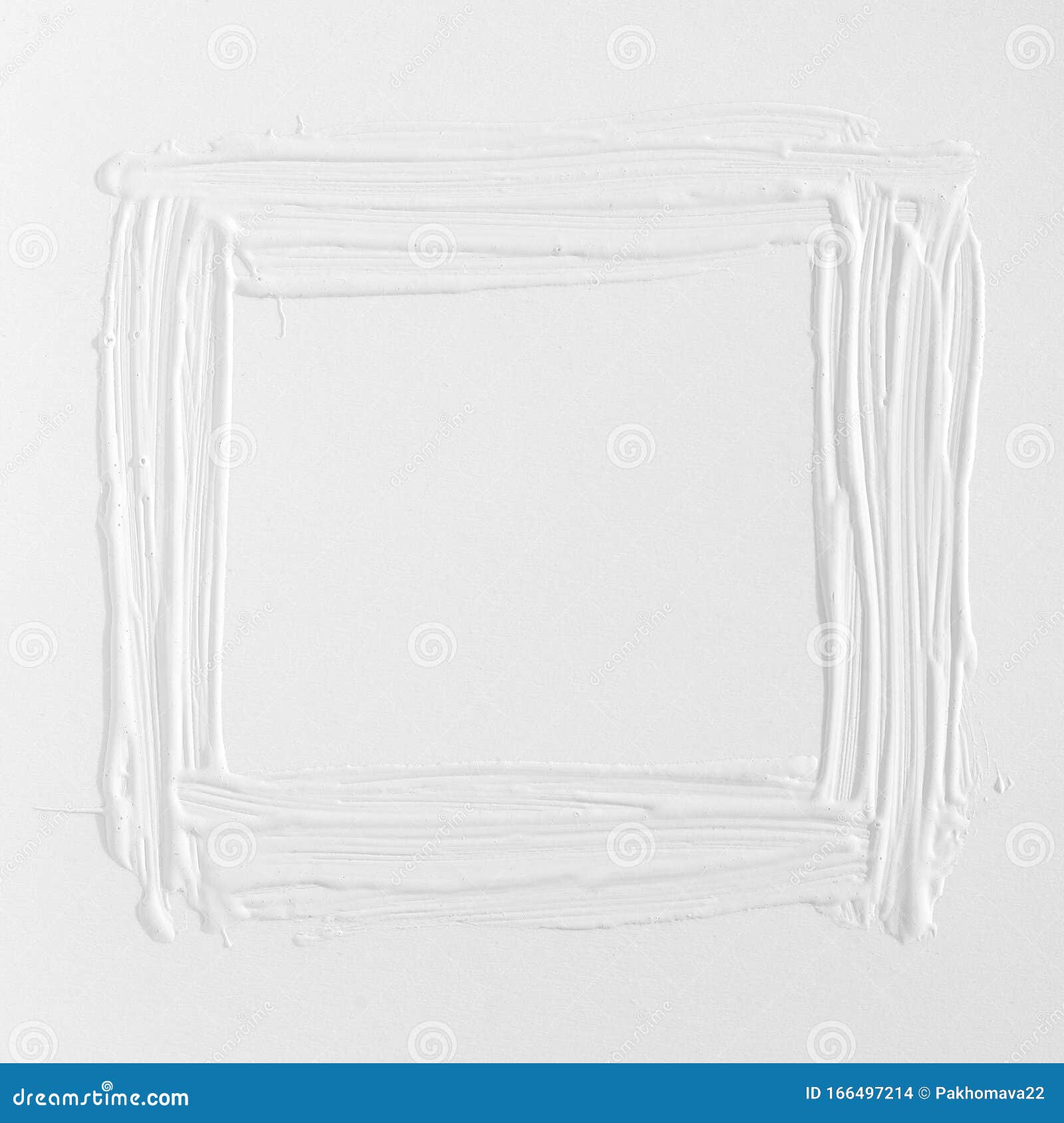 3 D Texture of White Paint with Handmade Brush Strokes, Decor Elements ...