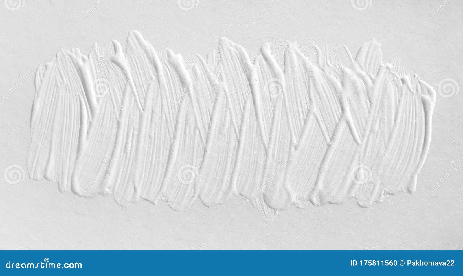 3 D Texture of White Paint with Handmade Brush Strokes, Decor Elements ...