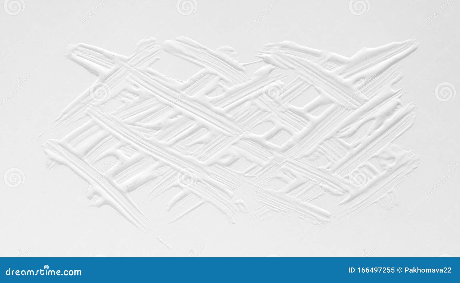 3 D Texture of White Paint with Handmade Brush Strokes, Decor Elements ...