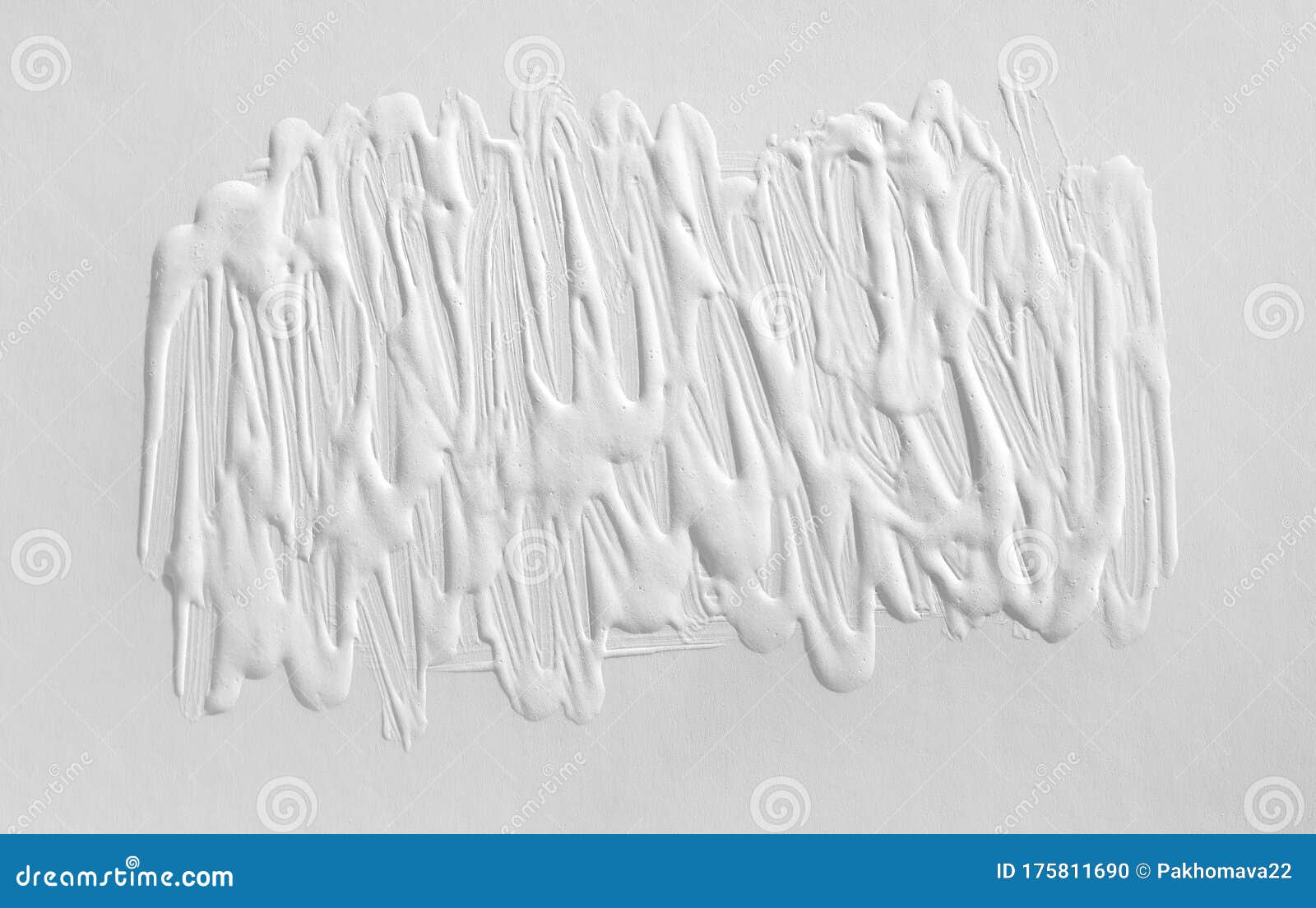 3 D Texture of White Paint with Handmade Brush Strokes, Decor Elements ...