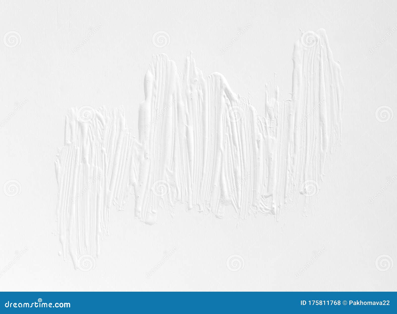 3 D Texture of White Paint with Handmade Brush Strokes, Decor Elements ...