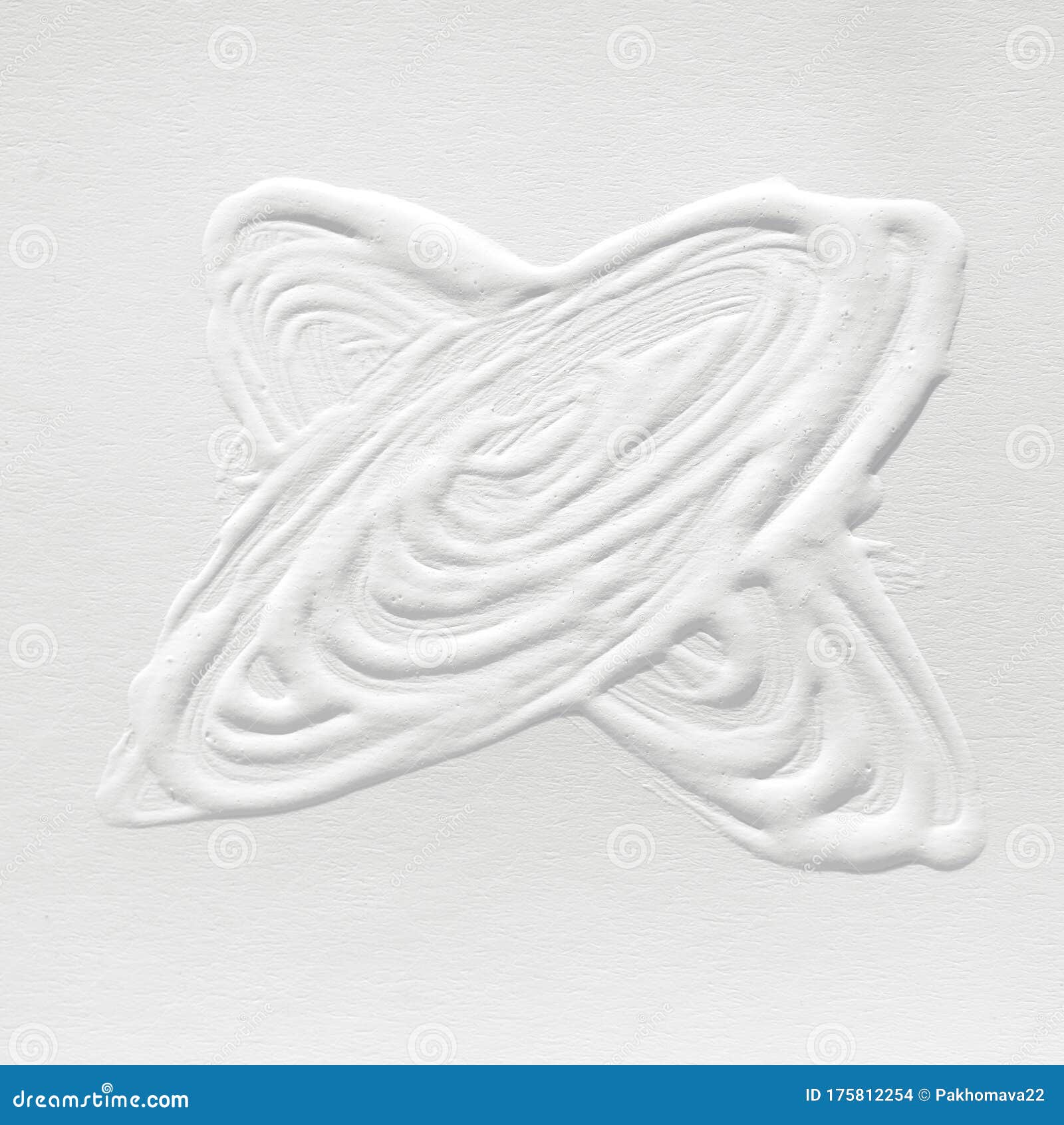 3 D Texture of White Paint with Handmade Brush Strokes, Decor Elements ...