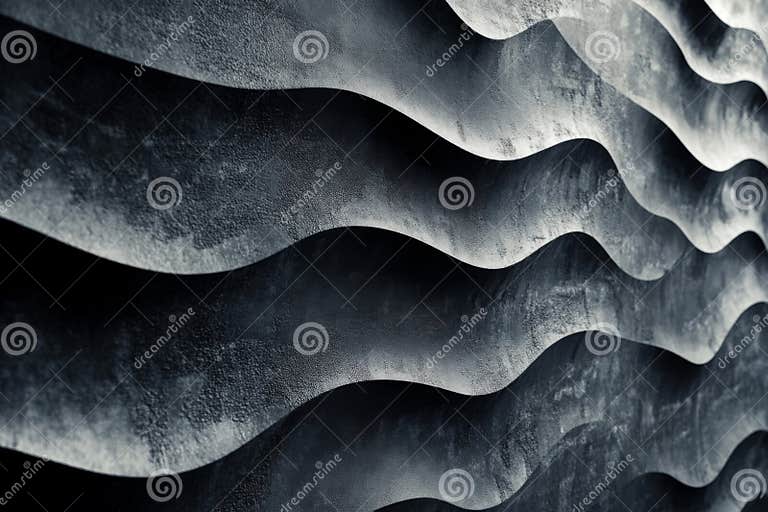 3D Textured Wall Covering in Studio Stock Illustration - Illustration ...