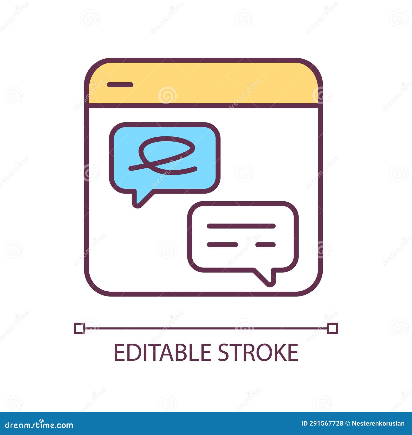 2D Thin Linear Colorful Communications Methods Icon Stock Vector ... 2D Thin Linear Colorful Communications Methods Icon Stock Vector ...