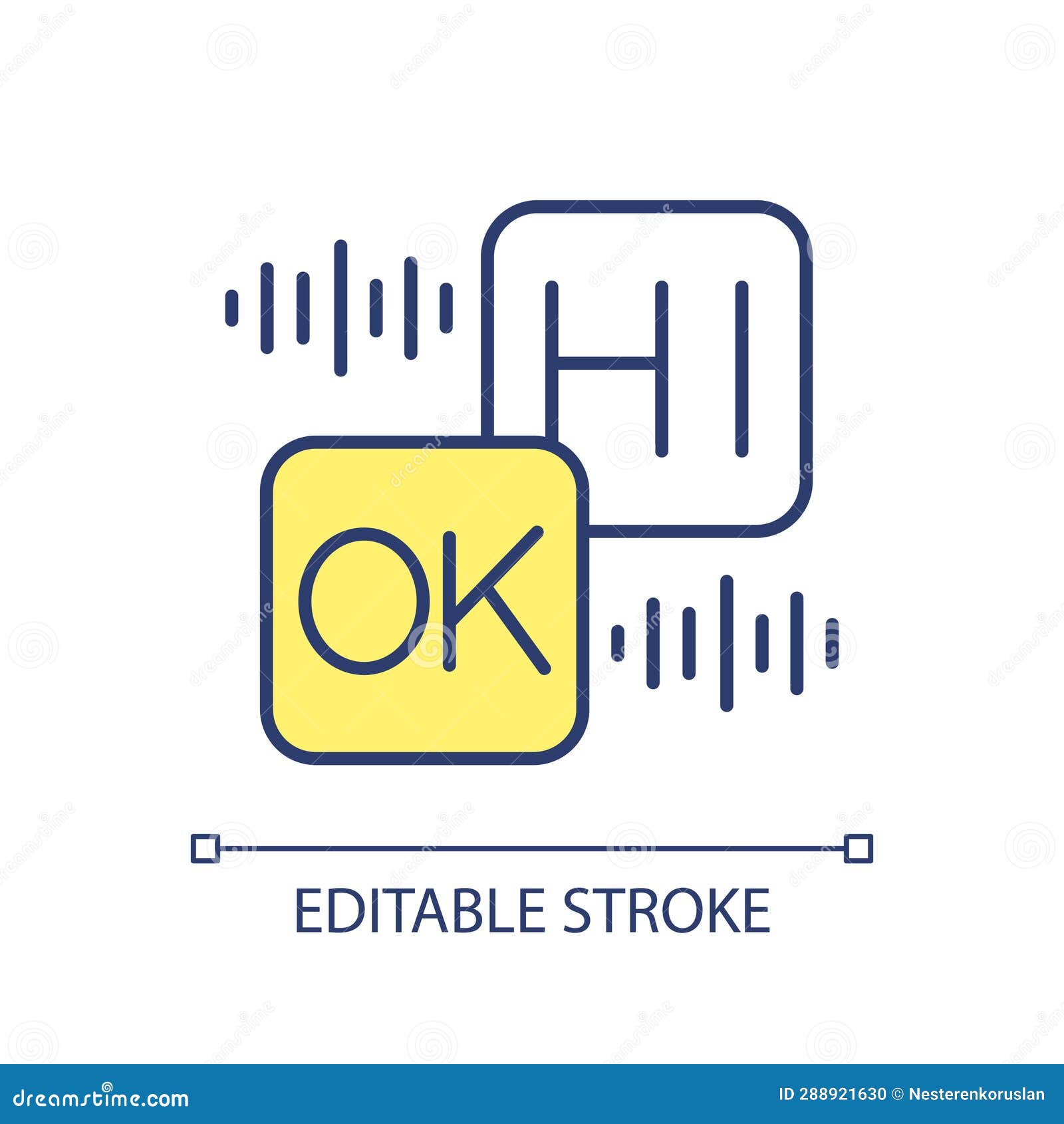 2D Thin Linear Colorful Configure Wake Process Simple Icon Stock Vector ...